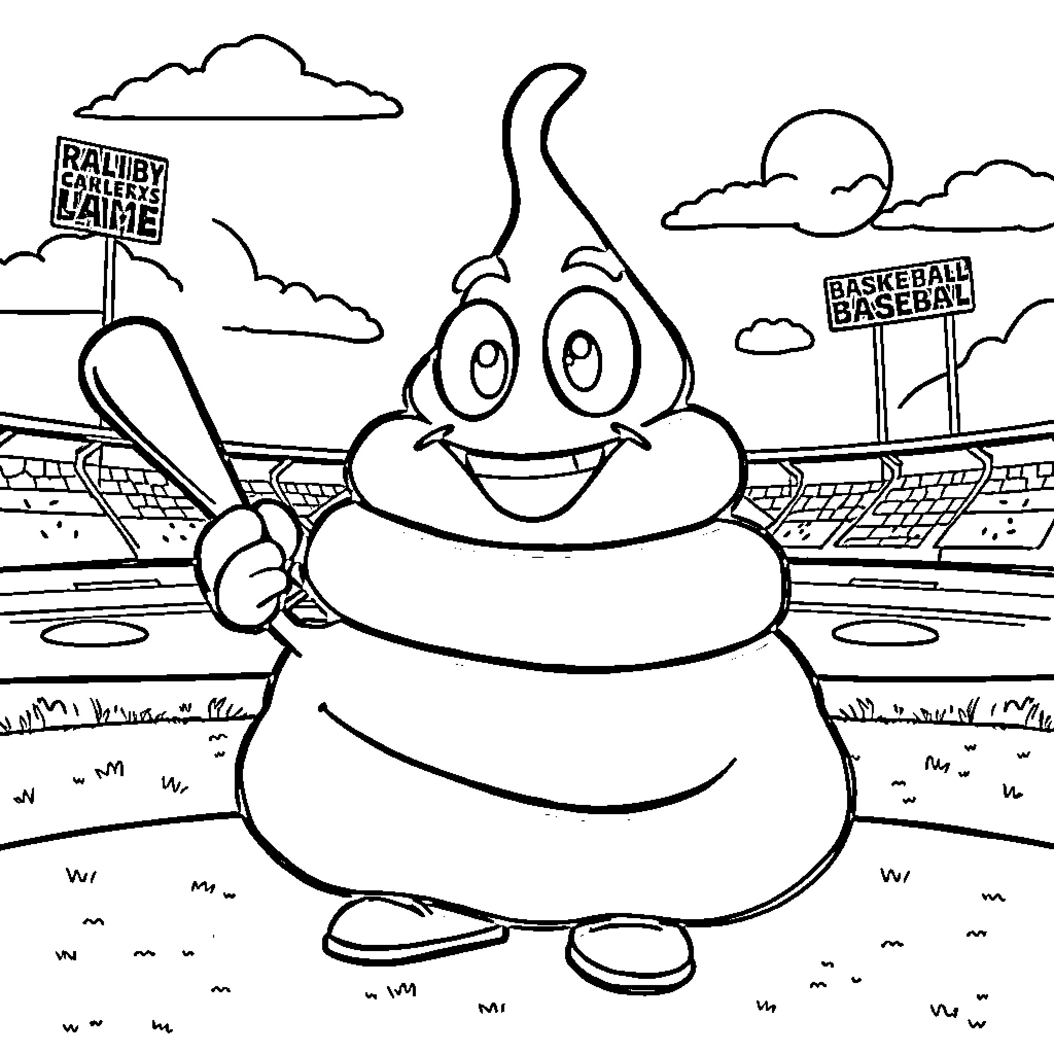 Best Poop Coloring Pages (Free Printable PDF)