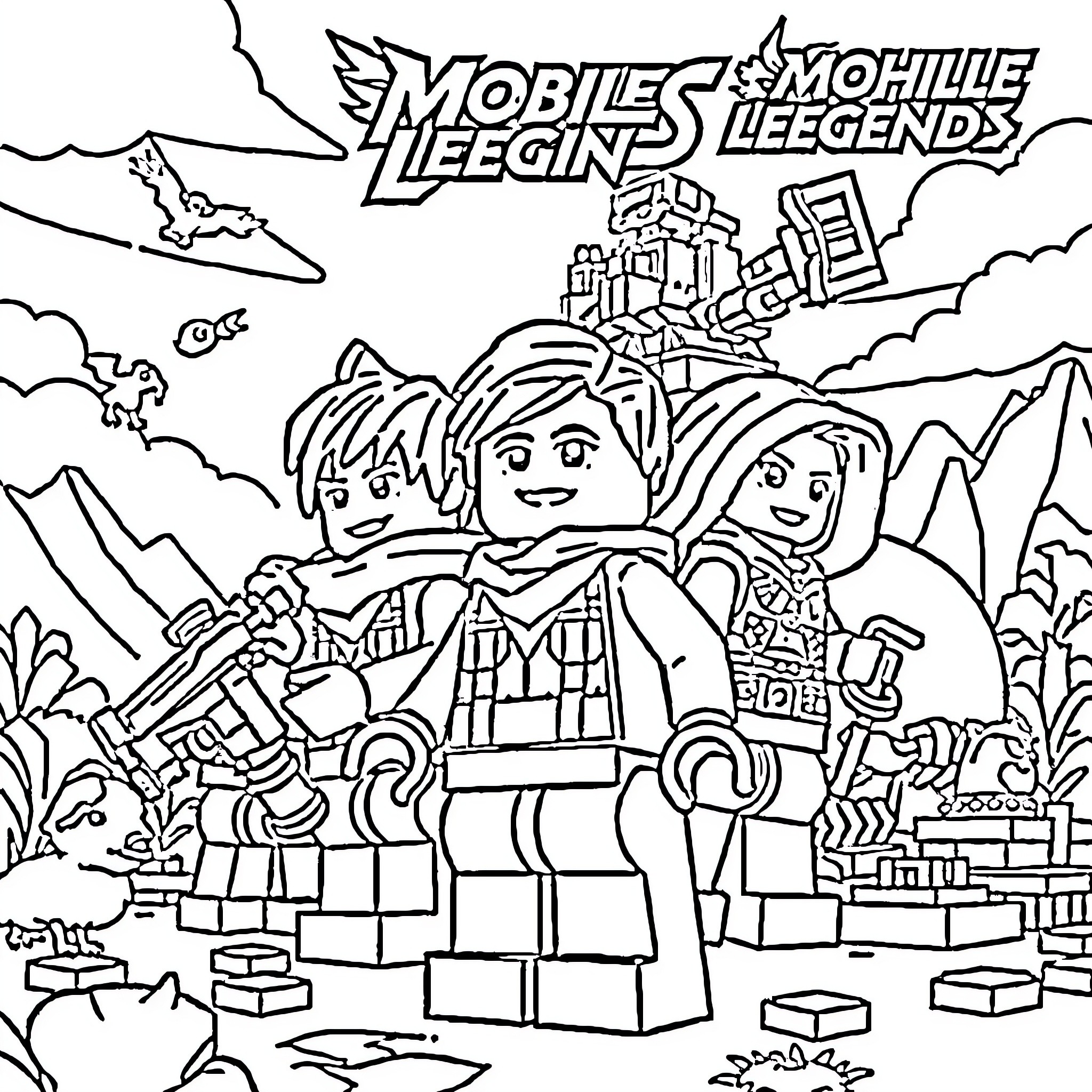 Best Mobile Legend Coloring Pages (Free Printable PDF)