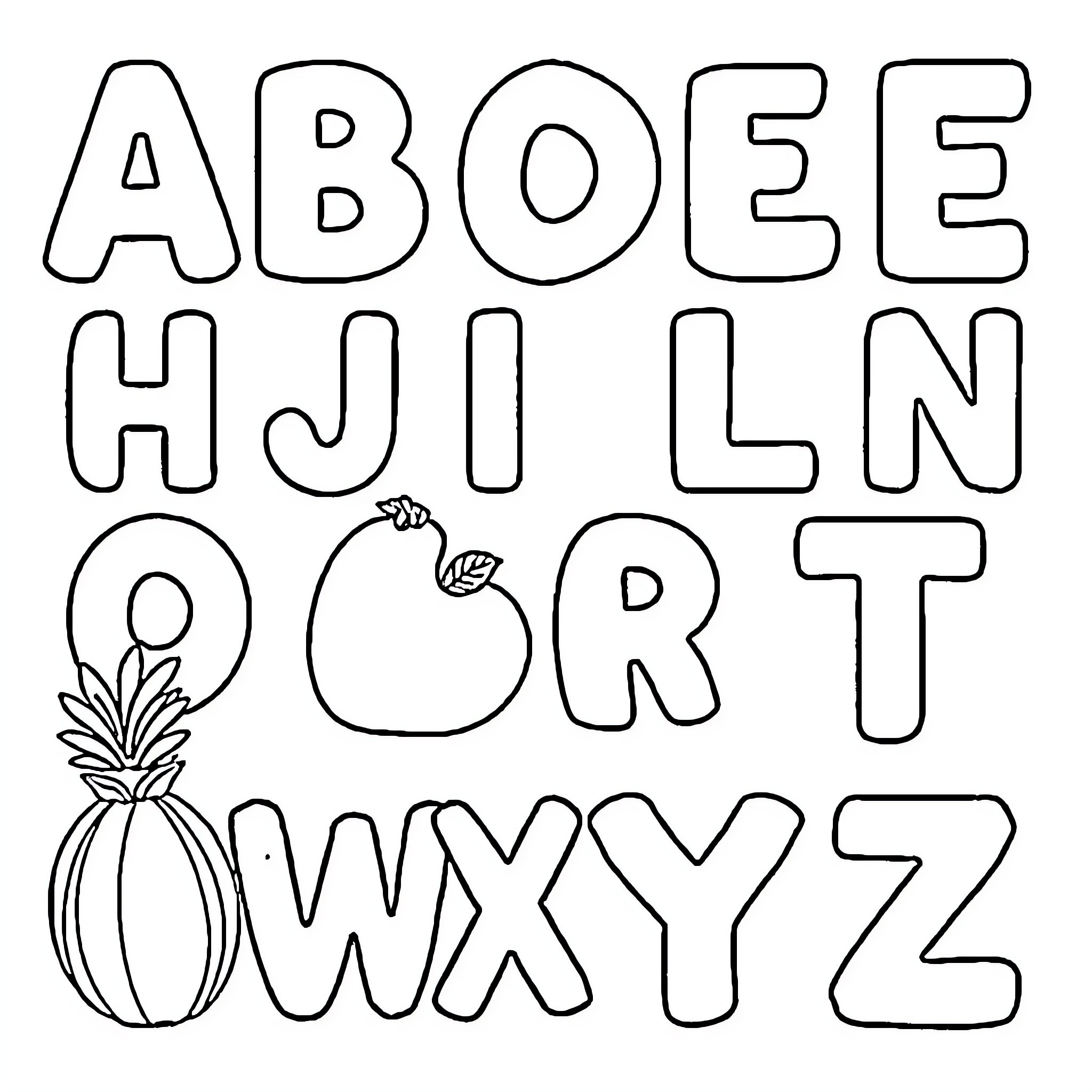 Best Letter Coloring Pages (Free Printable PDF)