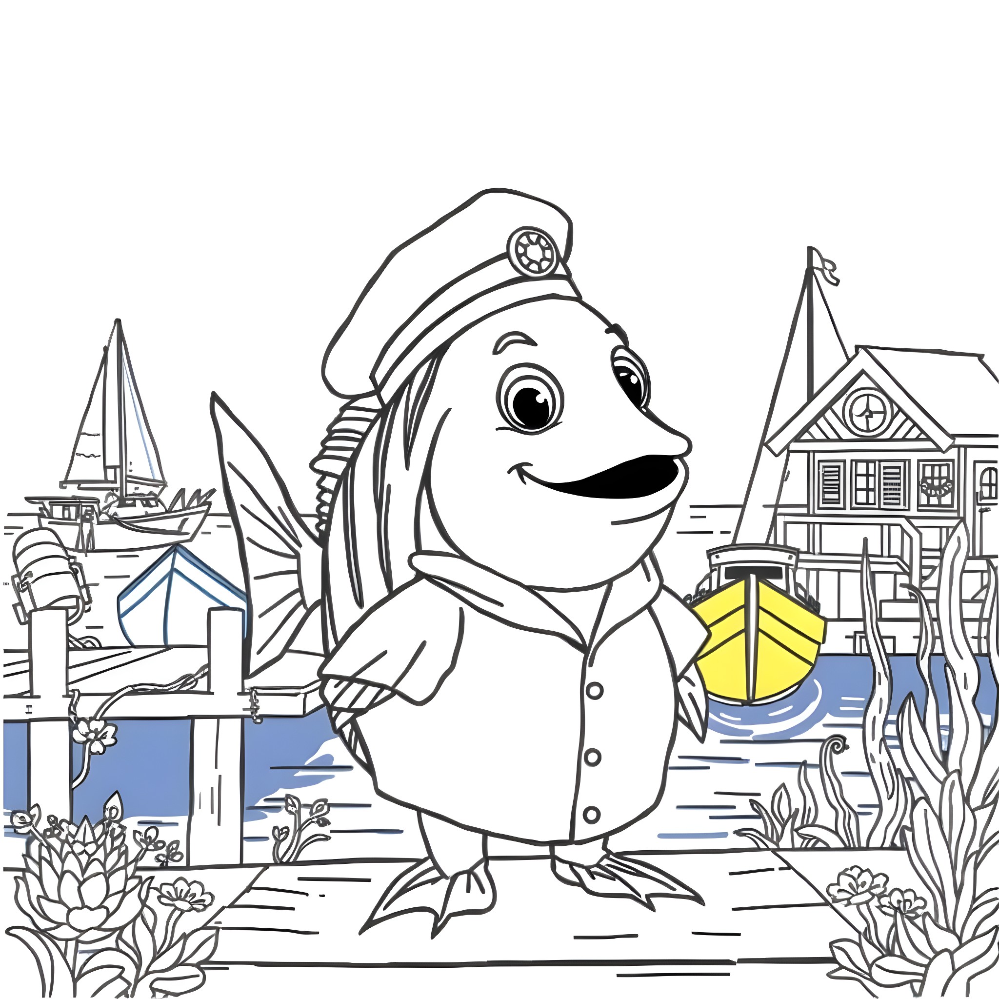 133 Best Fish Coloring Pages (Free Printable PDFs)