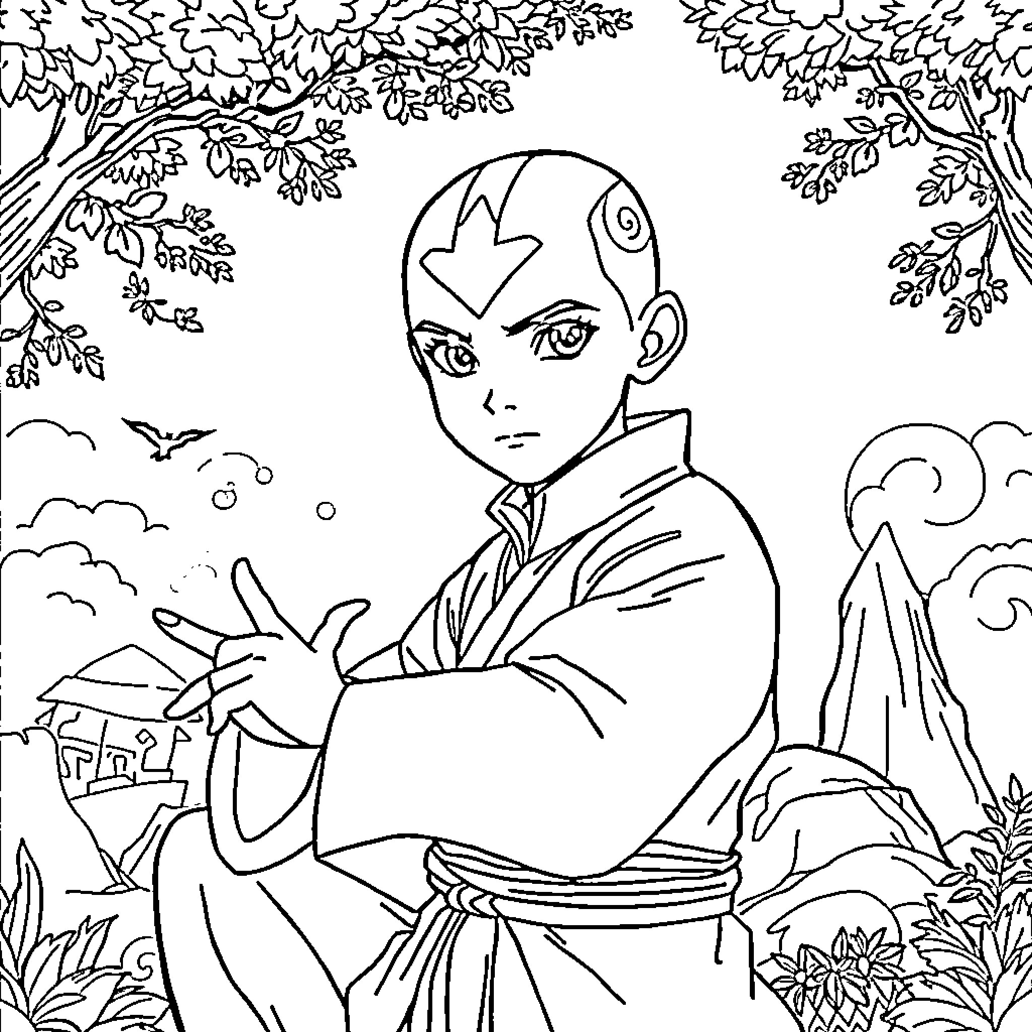 Best Avatar Coloring Pages (Free Printable PDF)