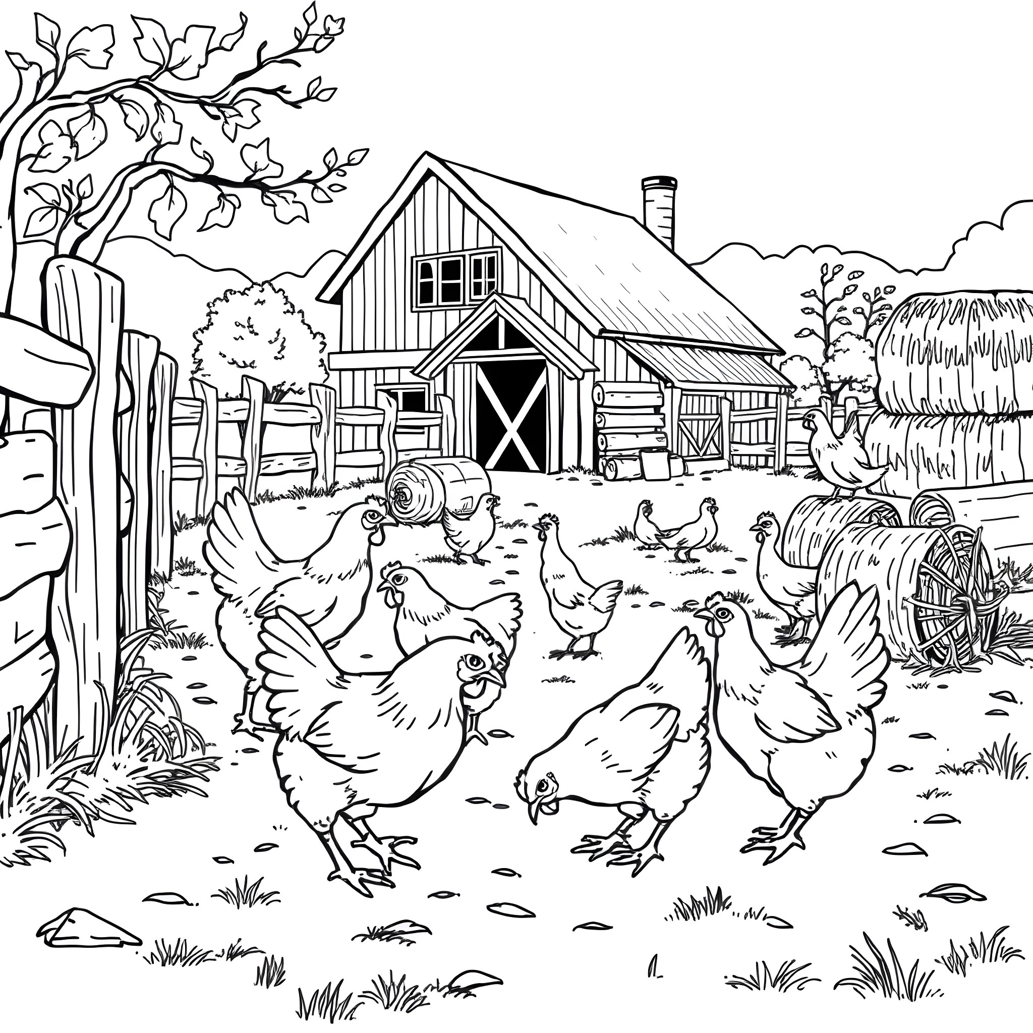469 Best Chicken Coloring Pages (Free Printable PDFs)