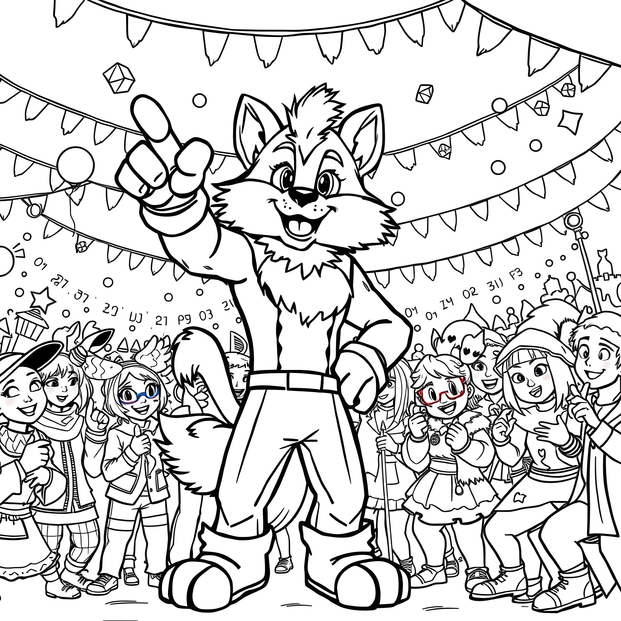 1 Best Fursuit Coloring Pages (Free Printable PDFs)