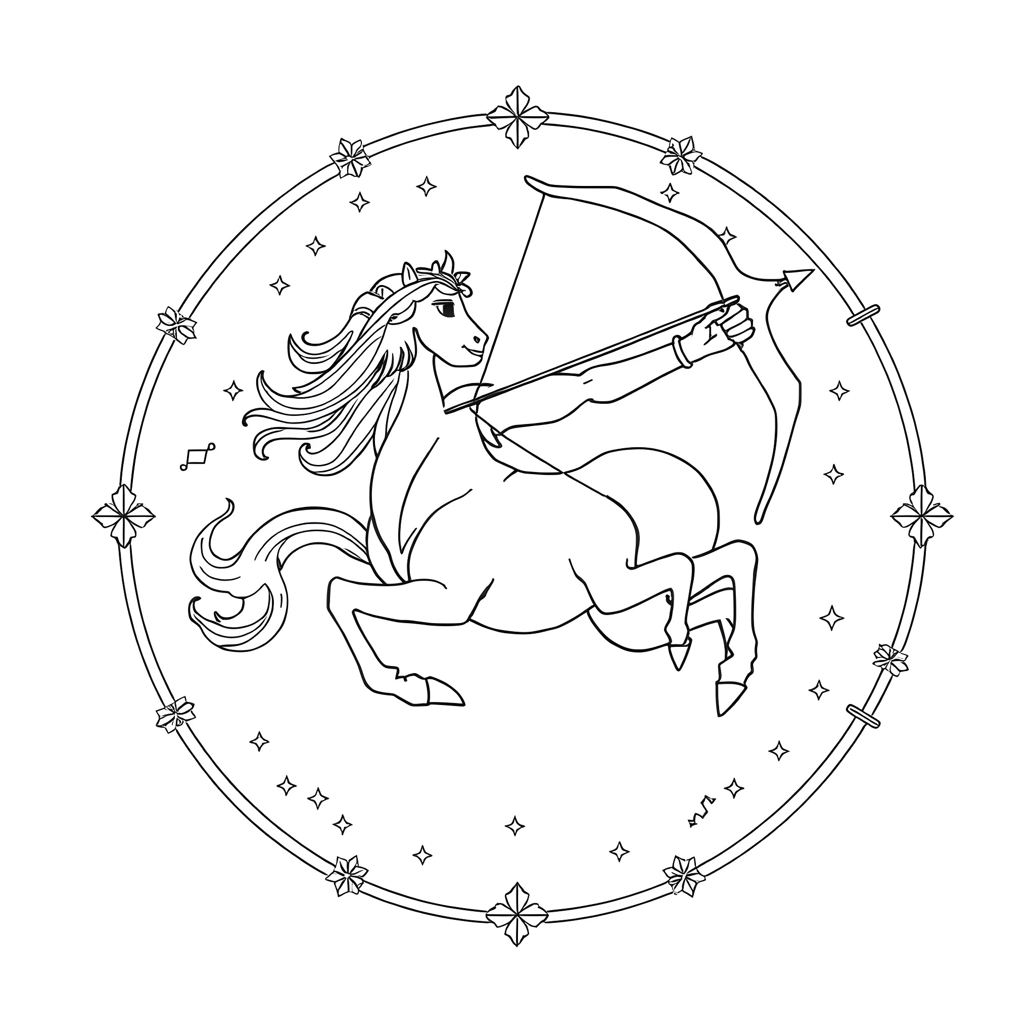 Best Sagittarius Coloring Pages (Free Printable PDF)