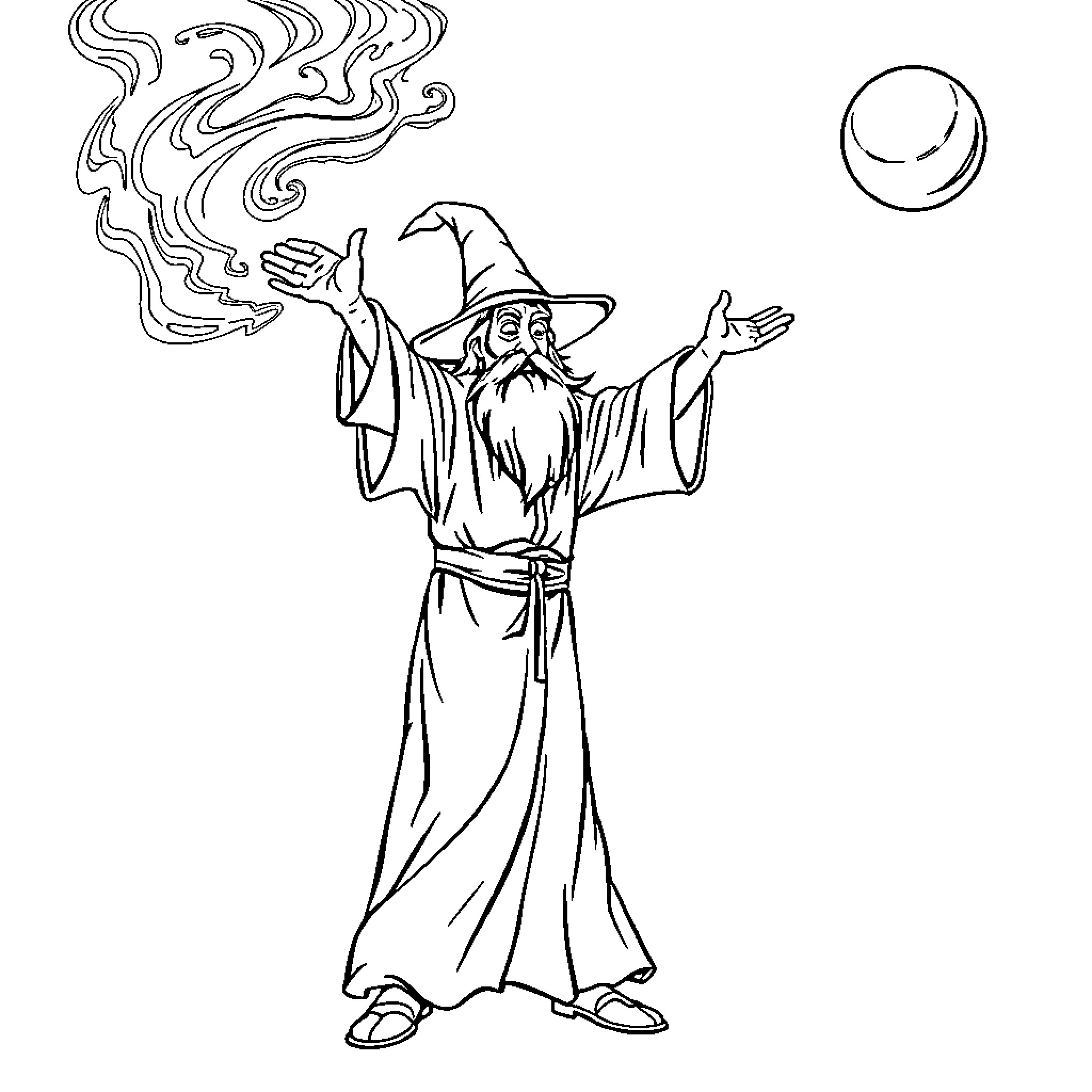 Best Wizard Coloring Pages (Free Printable PDF)