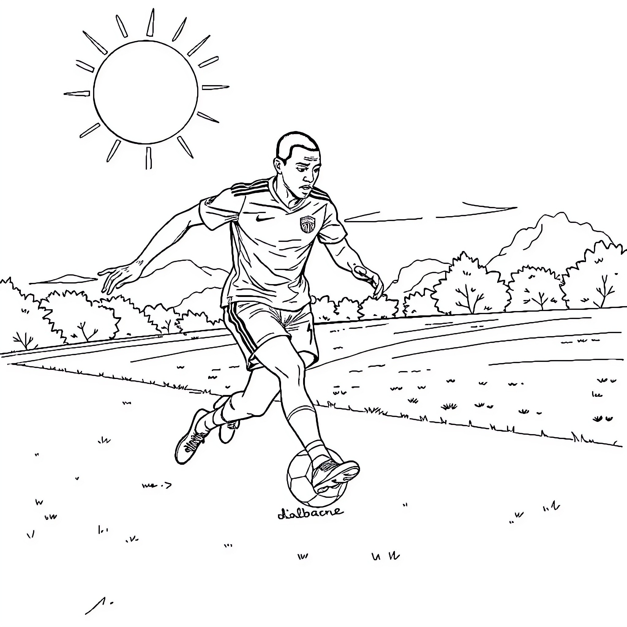 Best Mbappe Coloring Pages (Free Printable PDF)