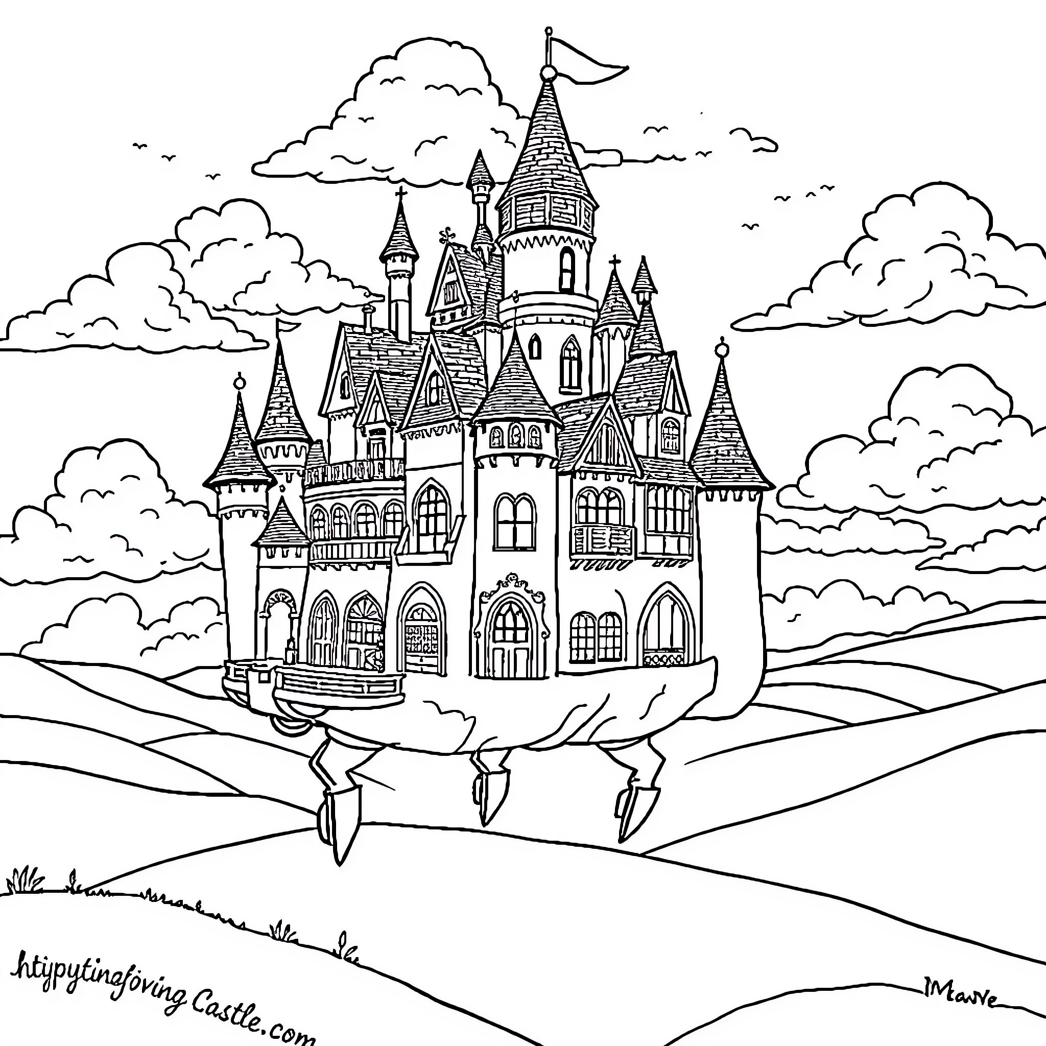 Best Howl's Moving Castle Coloring Pages (Free Printable PDF)