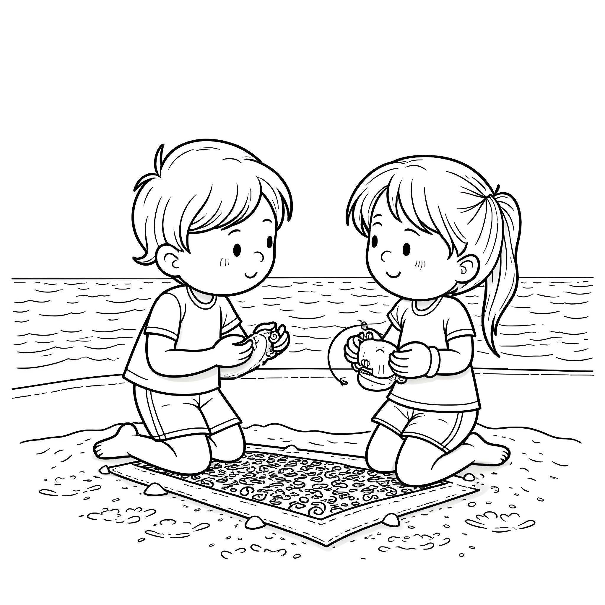 Best Beach Coloring Pages (Free Printable PDF)