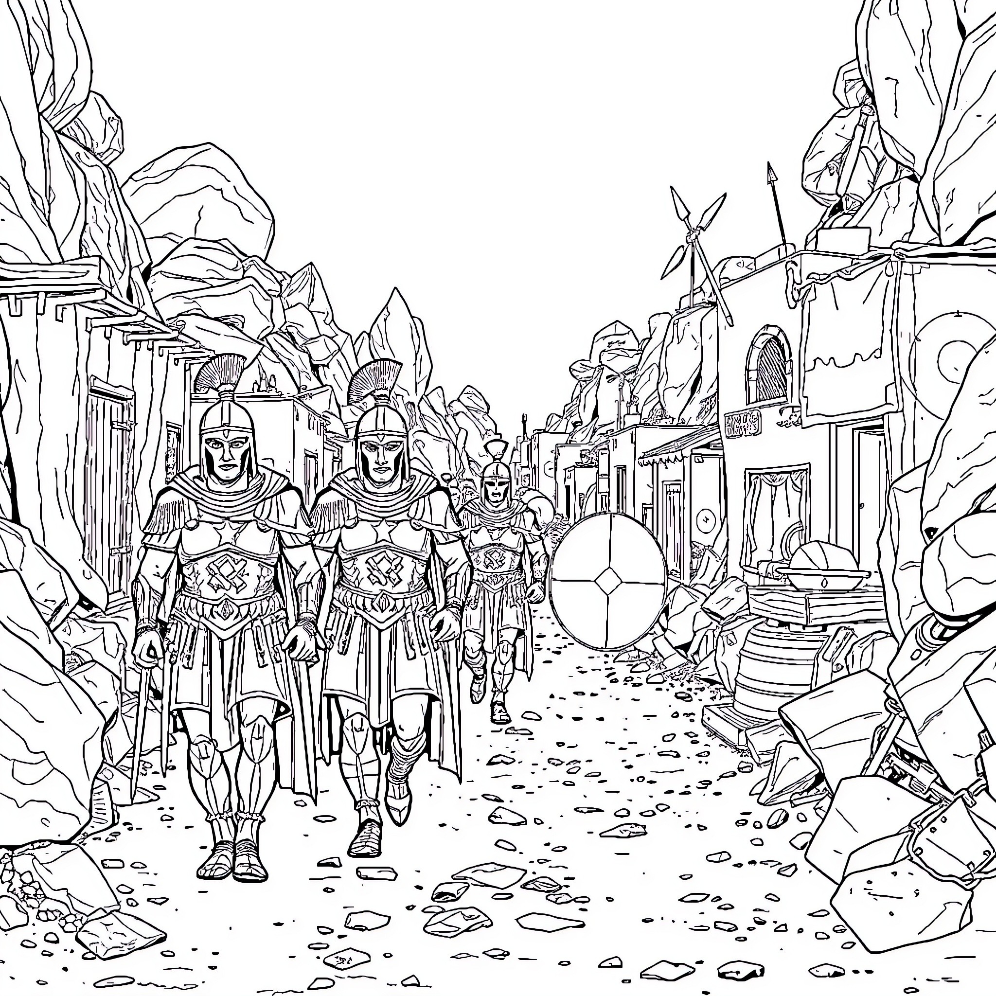 Best Roman Soldier Coloring Pages (Free Printable PDF)