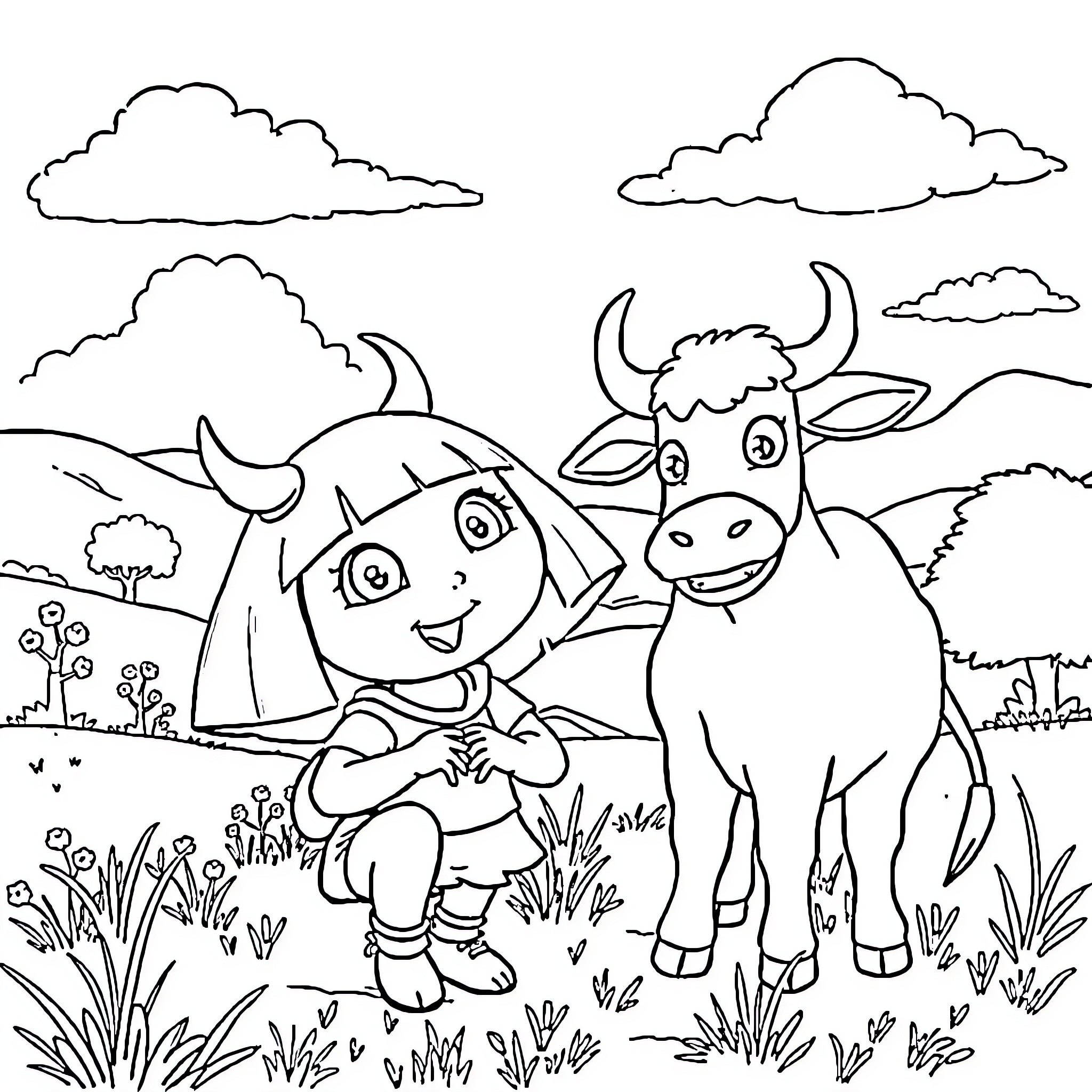 155 Best Dora Coloring Pages (Free Printable PDFs)