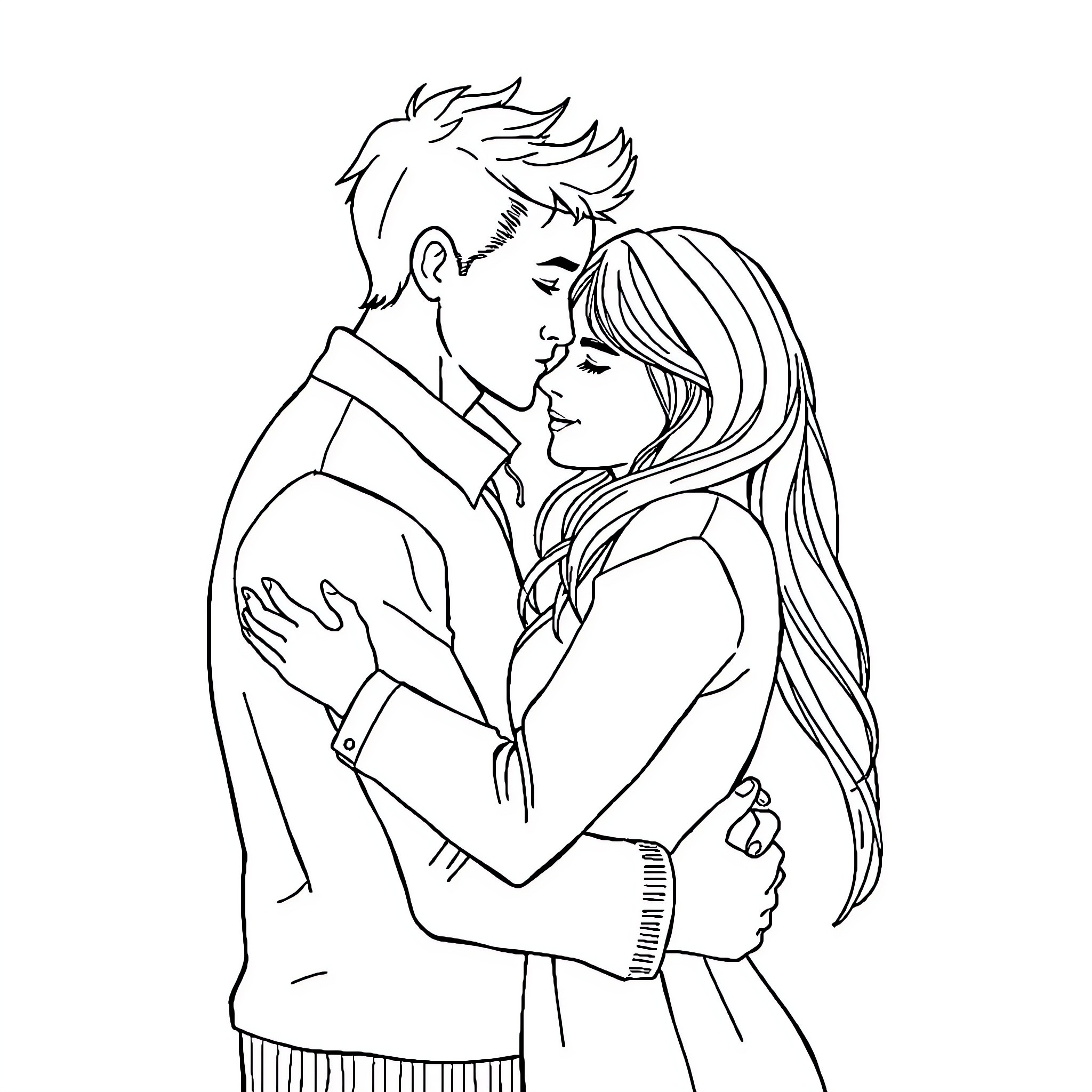 Best Couple Coloring Pages (Free Printable PDF)