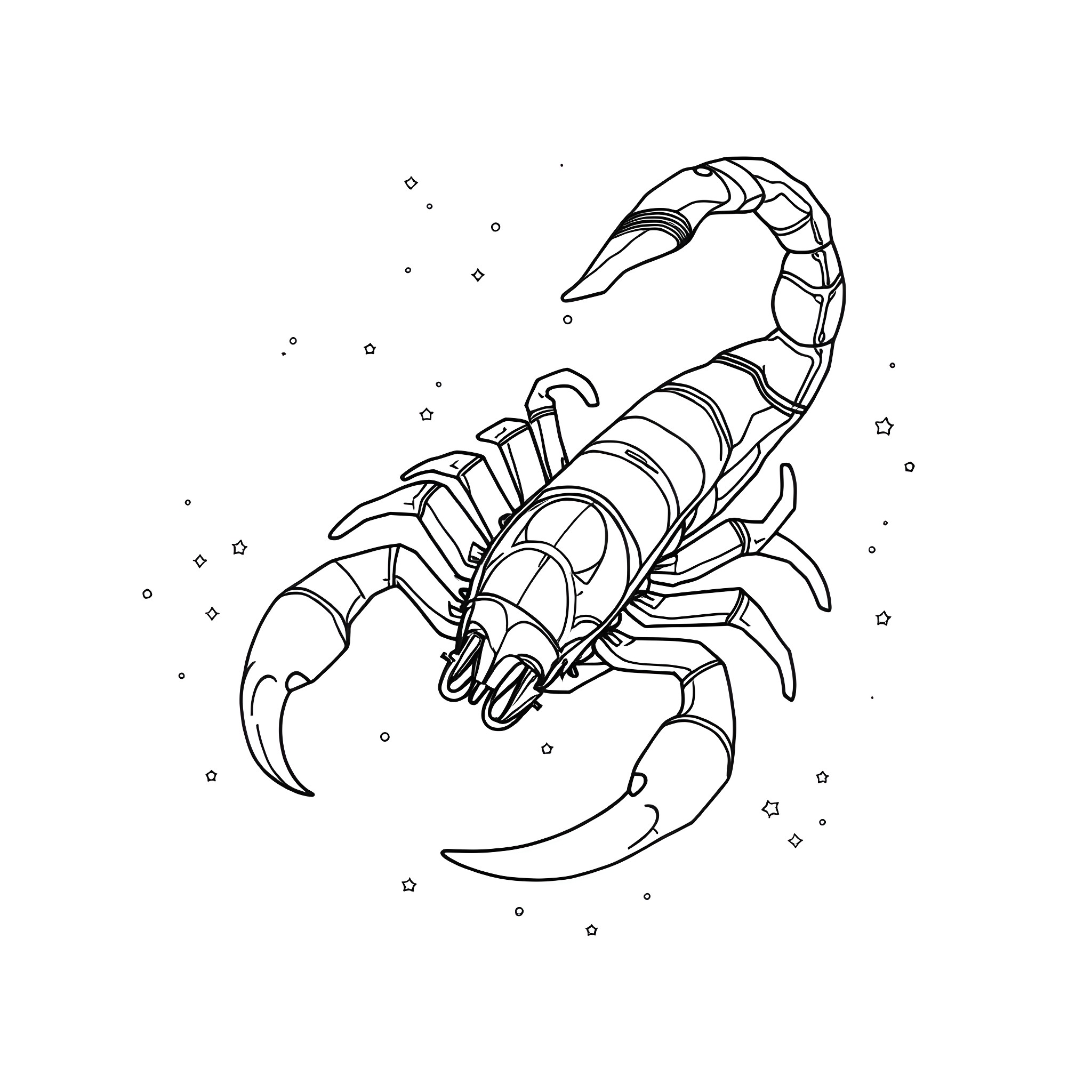 Best Scorpio Coloring Pages (Free Printable PDF)
