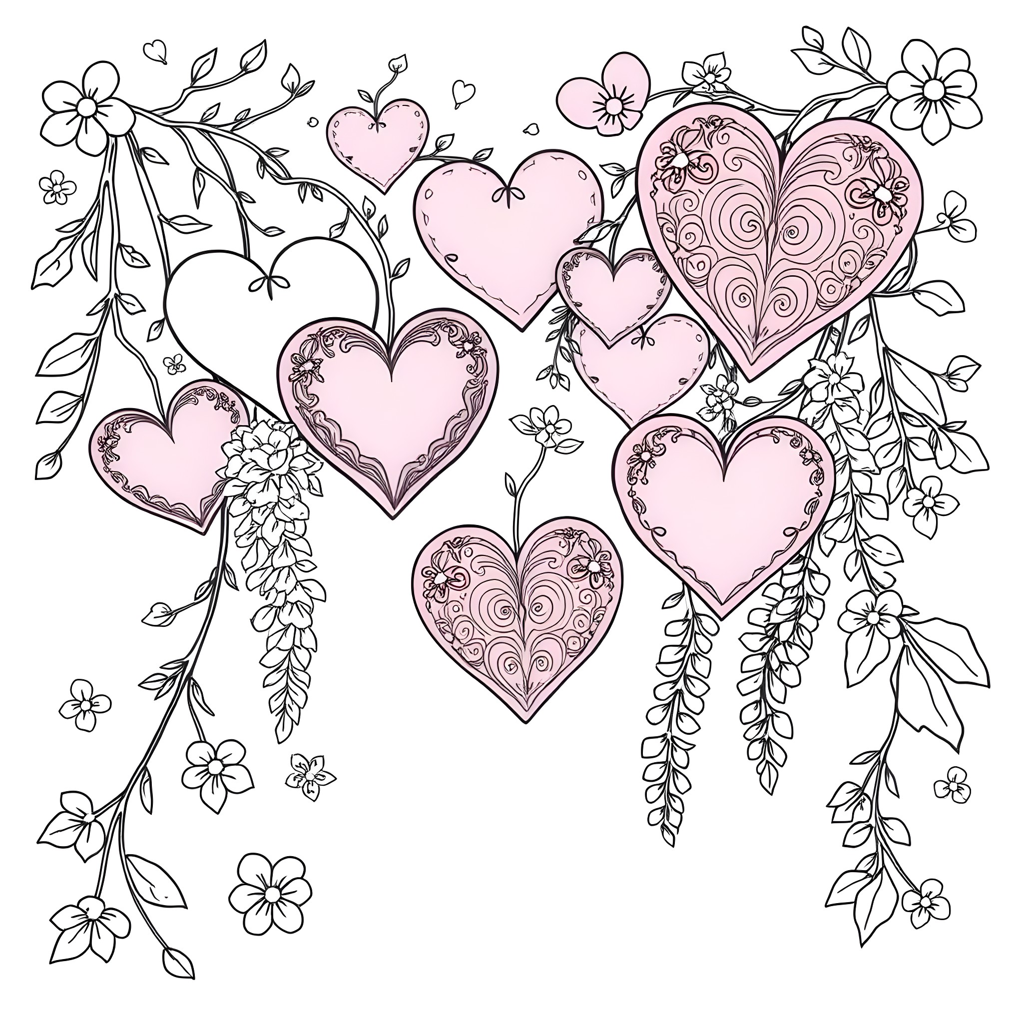 Best Heart Coloring Pages (Free Printable PDF)
