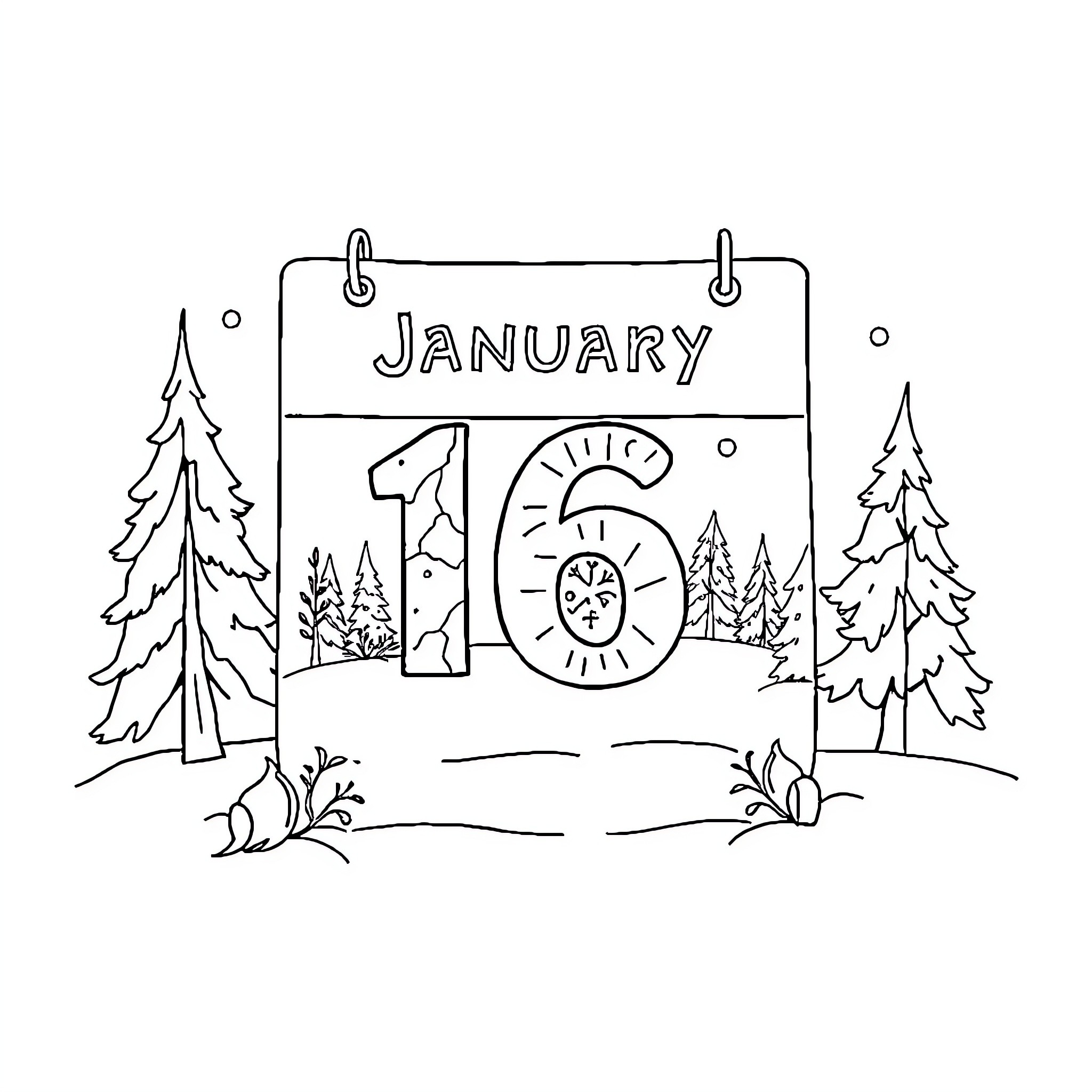 Best January Coloring Pages (Free Printable PDF)