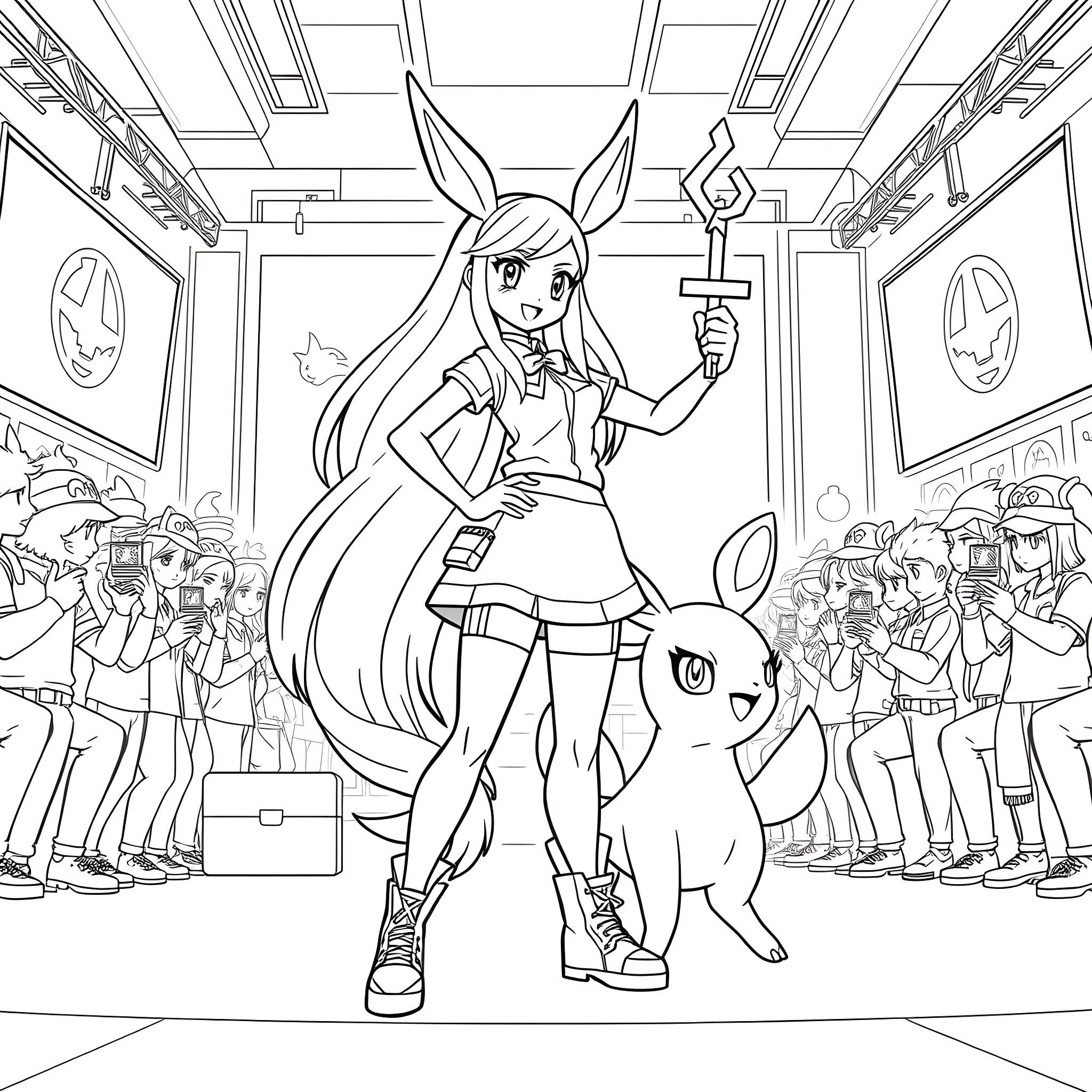 Best Gym Leader Coloring Pages (Free Printable PDF)