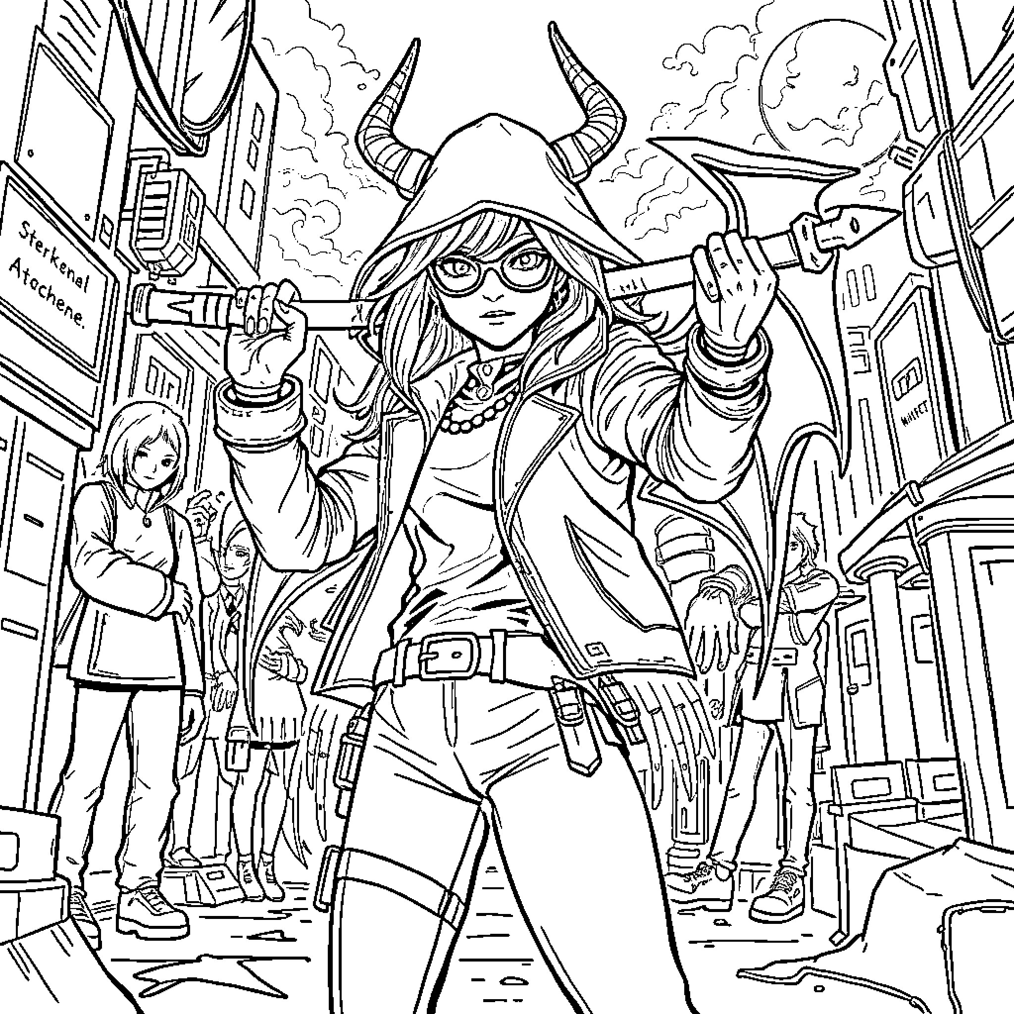 Best Demon Coloring Pages (Free Printable PDF)