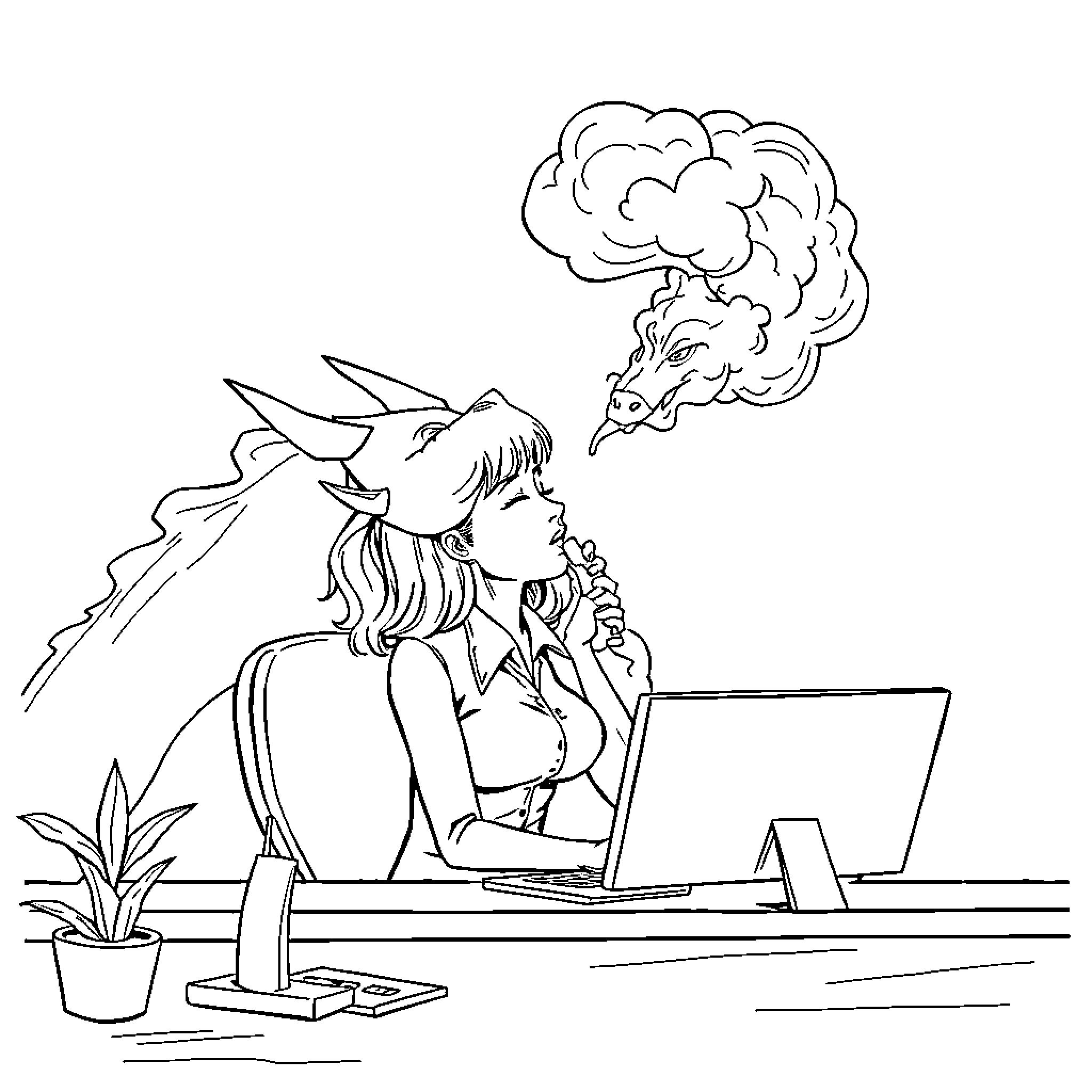 Best Receptionist Coloring Pages (Free Printable PDF)