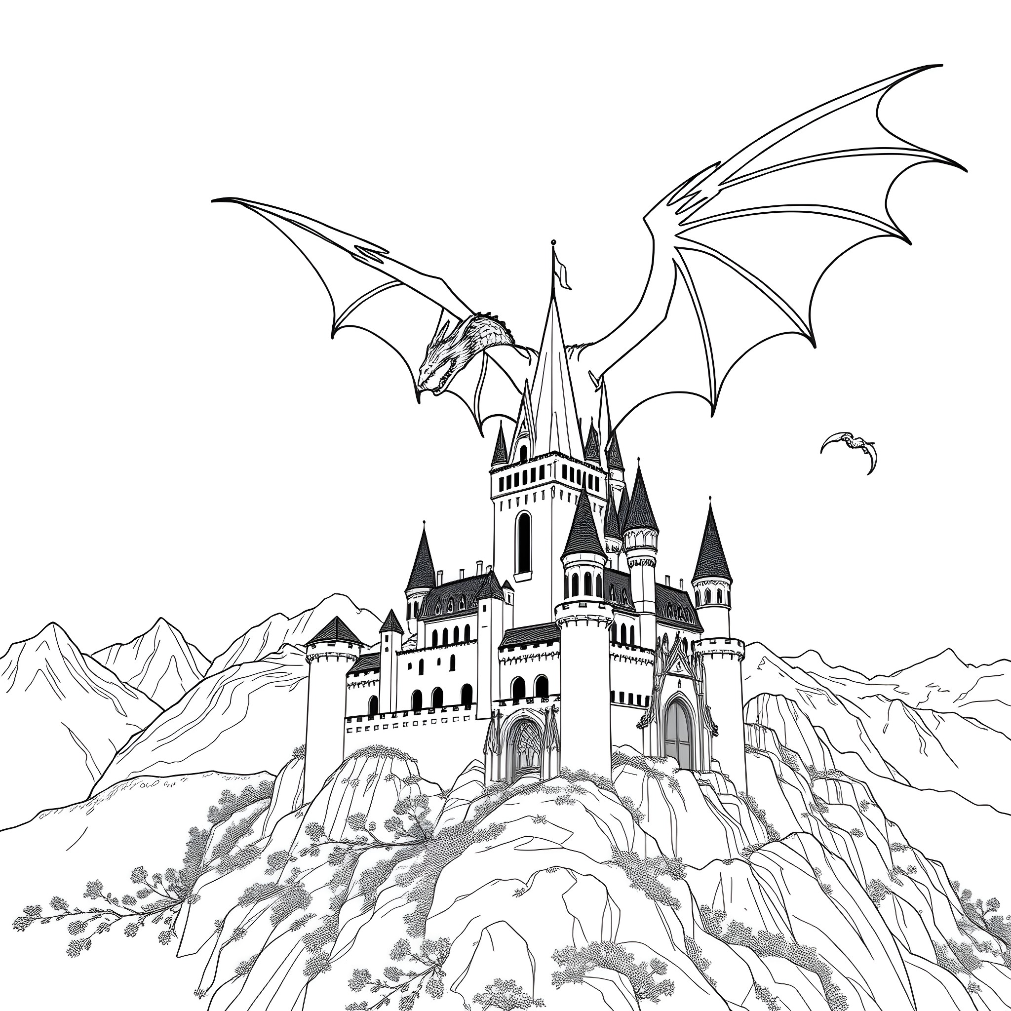 142 Best Castle Coloring Pages (Free Printable PDFs)