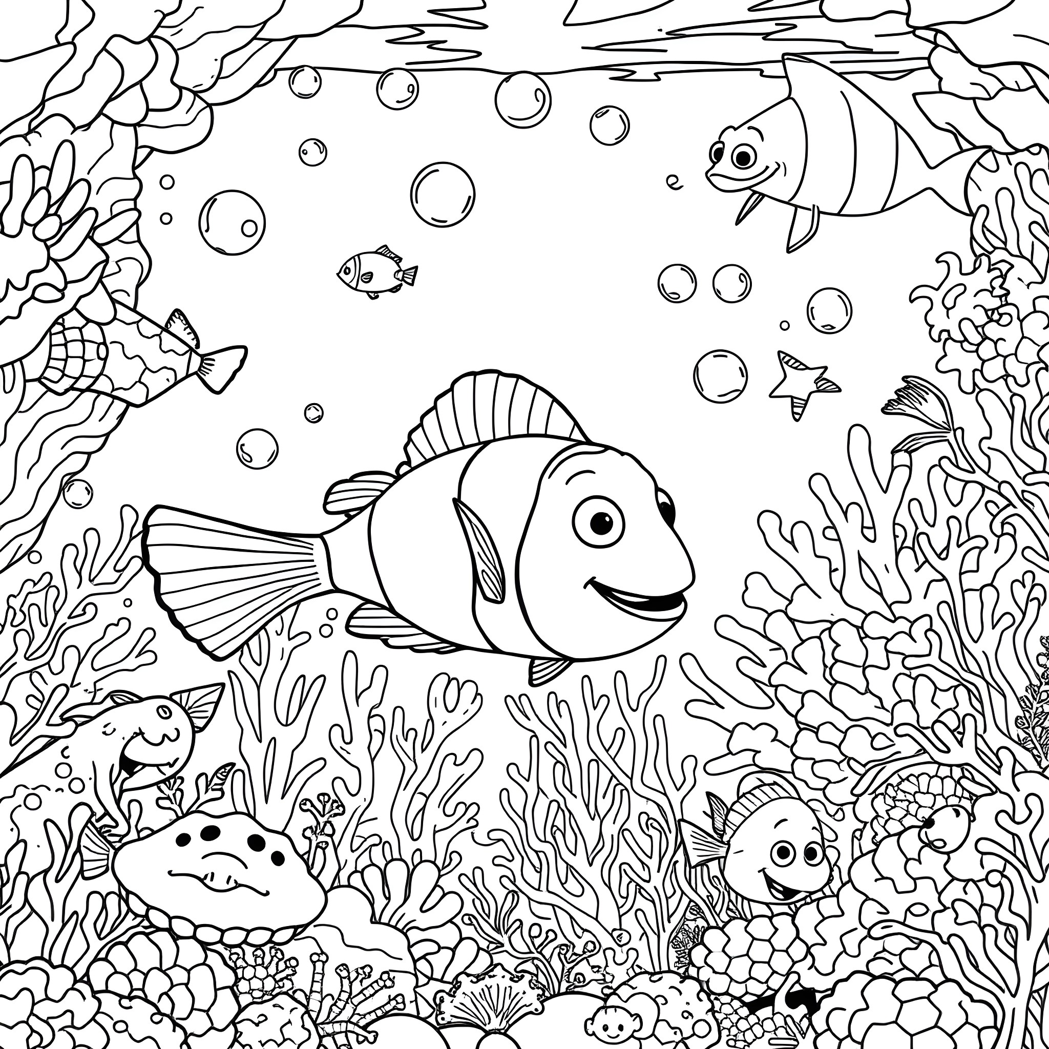 Best Nemo Coloring Pages (Free Printable PDF)