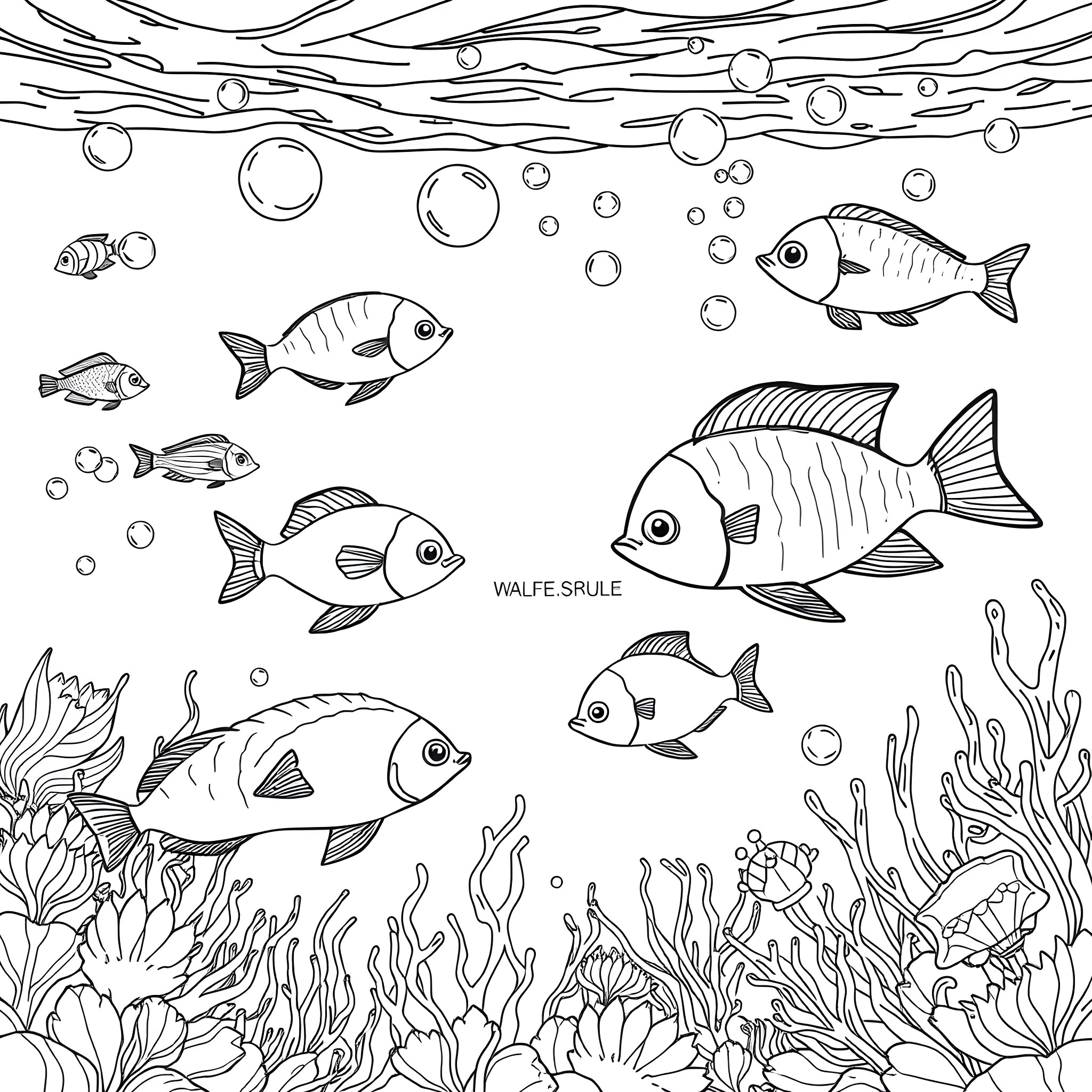 291 Best Fish Coloring Pages (Free Printable PDFs)