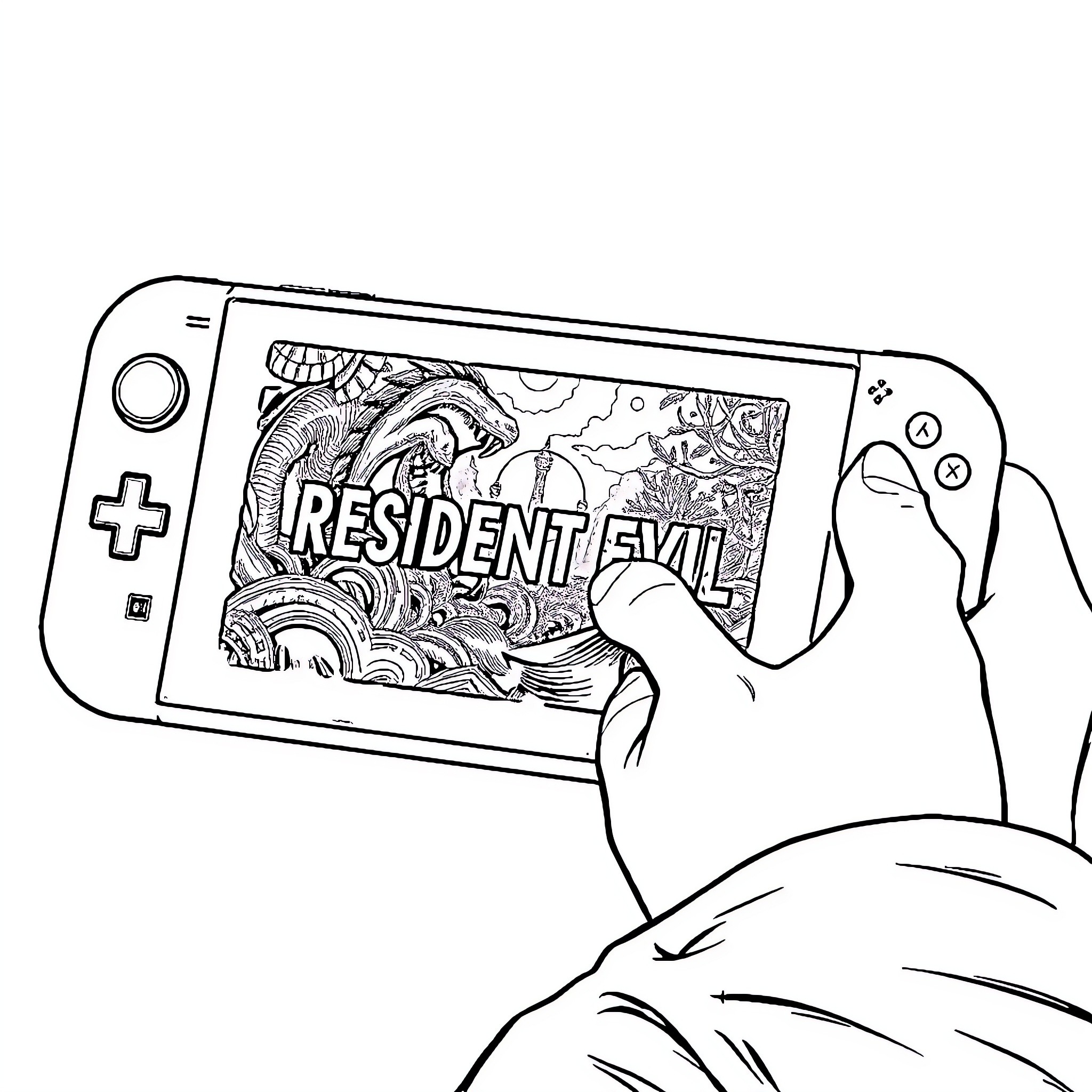 Best Nintendo Switch Coloring Pages (Free Printable PDF)