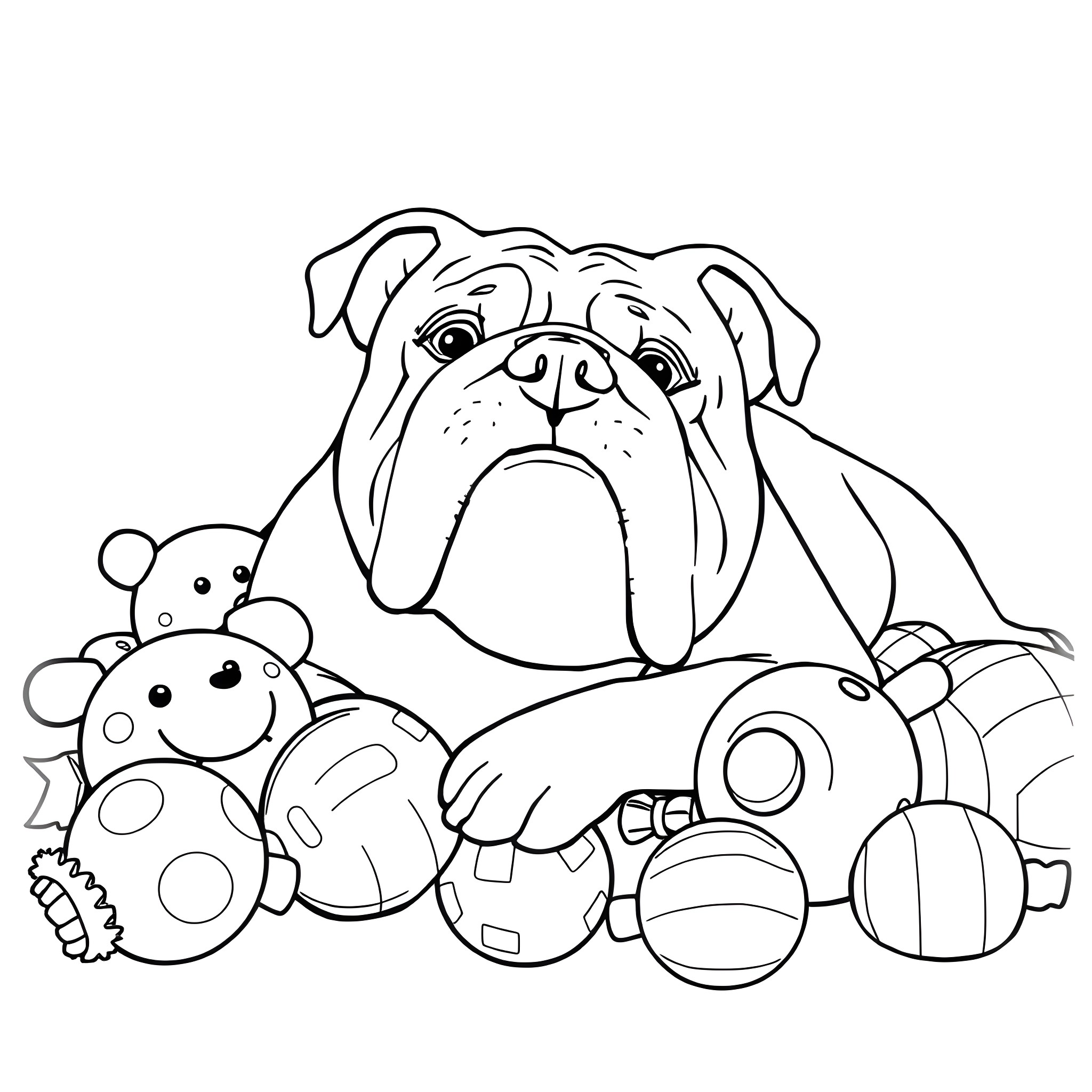 142 Best Bulldog Coloring Pages (Free Printable PDFs)