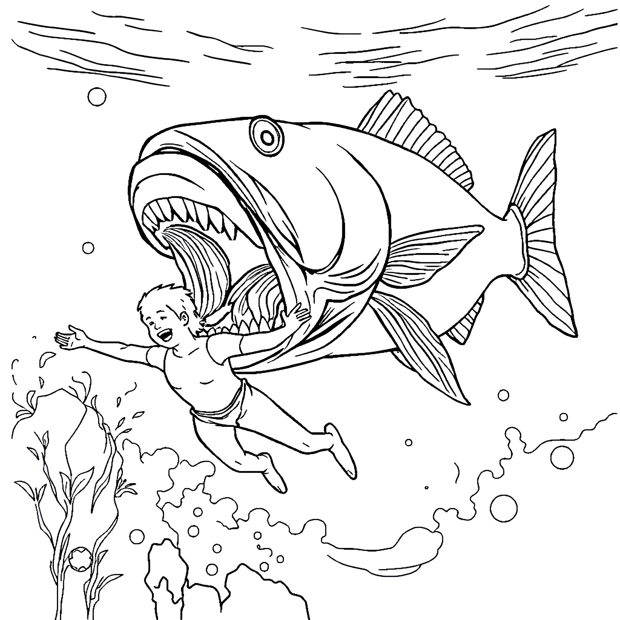 291 Best Fish Coloring Pages (Free Printable PDFs)
