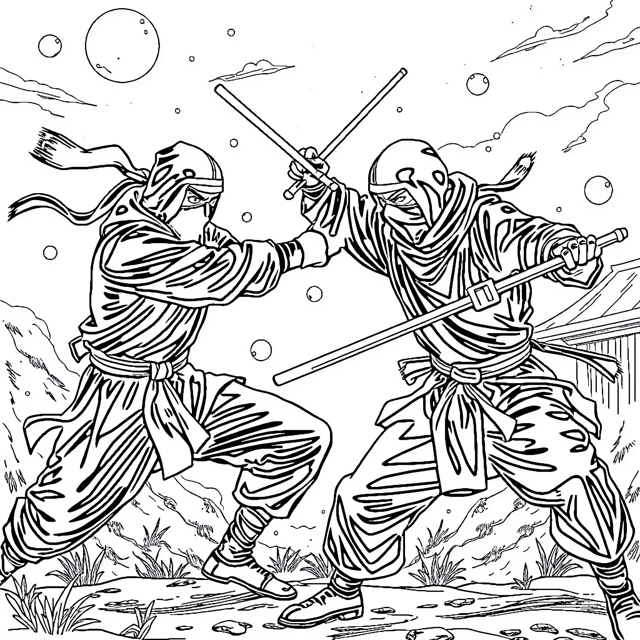 Best Ninja Coloring Pages (Free Printable PDF)