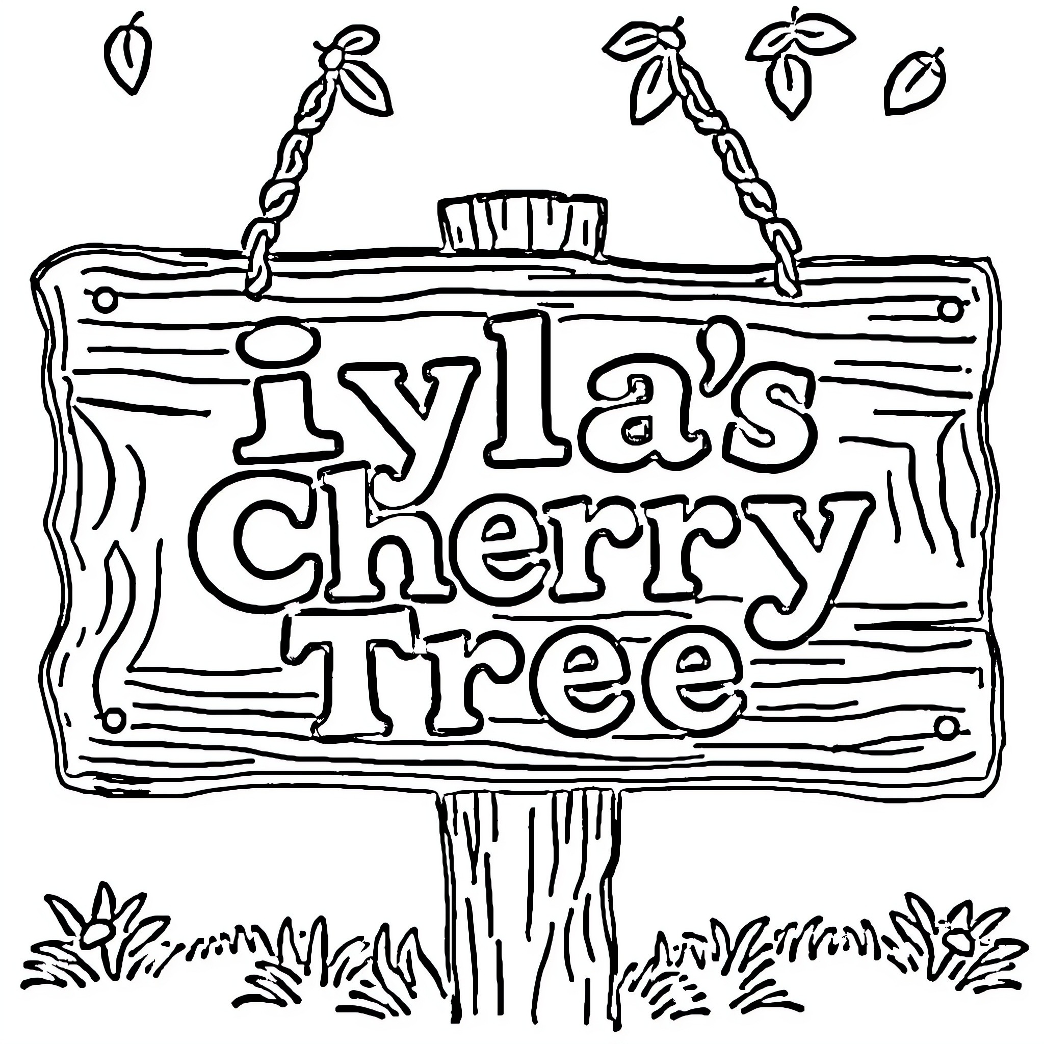 Best Cherry Tree Coloring Pages (Free Printable PDF)