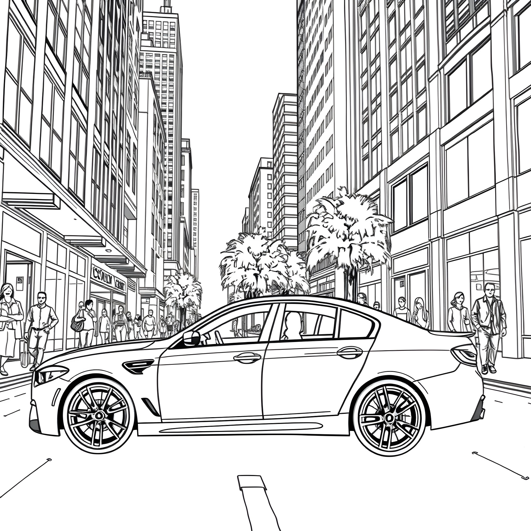 Best BMW Coloring Pages (Free Printable PDF)