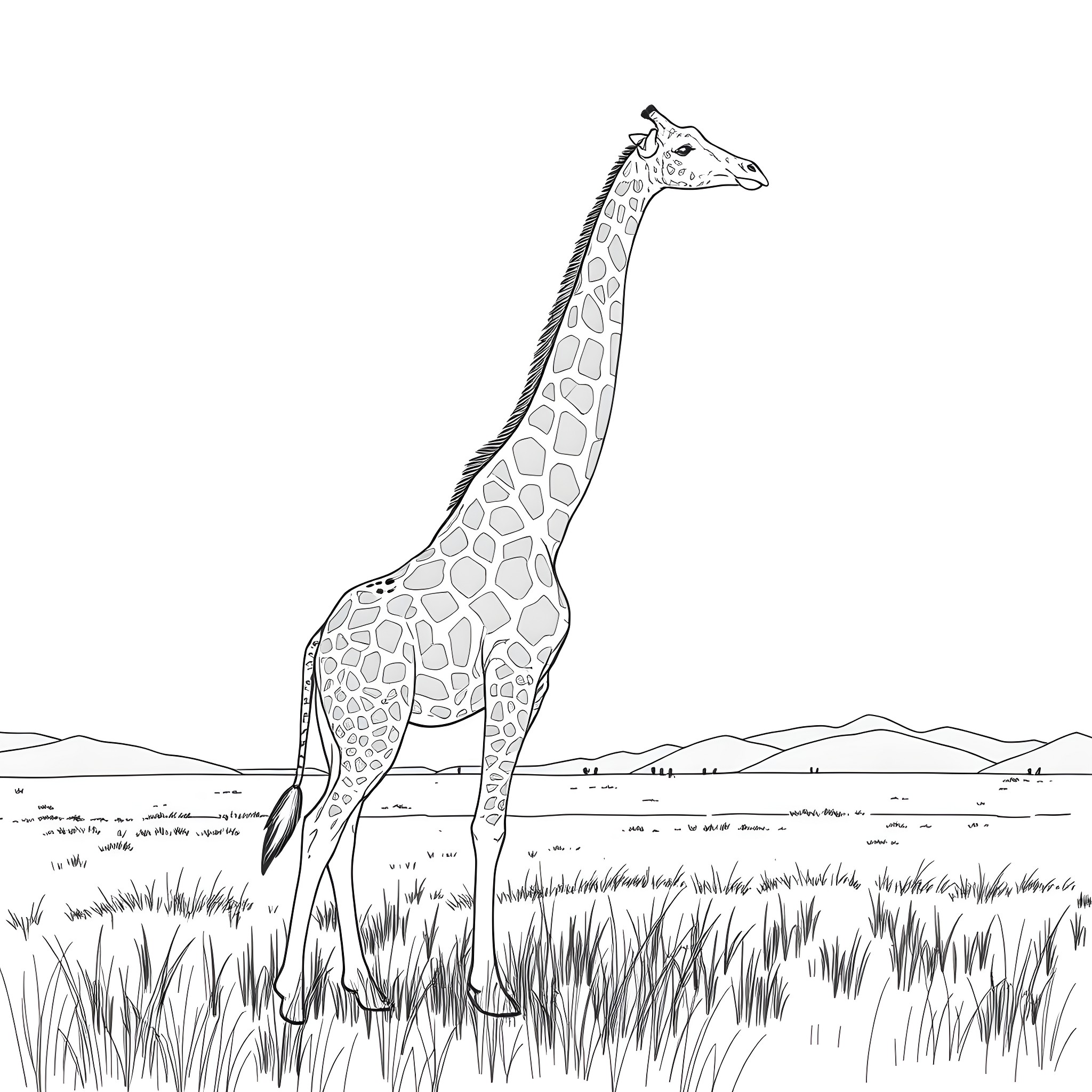 131 Best Giraffe Coloring Pages (Free Printable PDFs)
