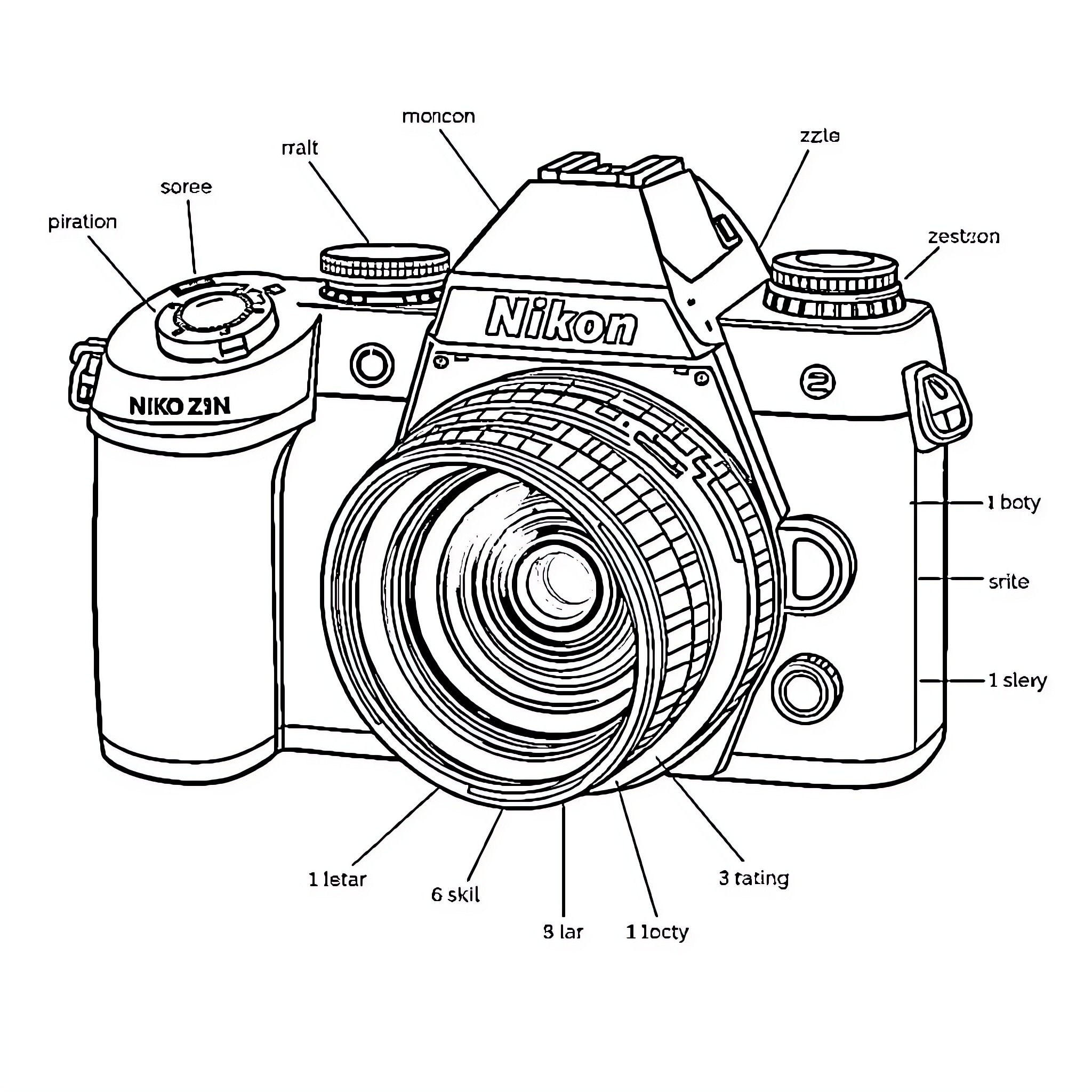 Best Camera Coloring Pages (Free Printable PDF)