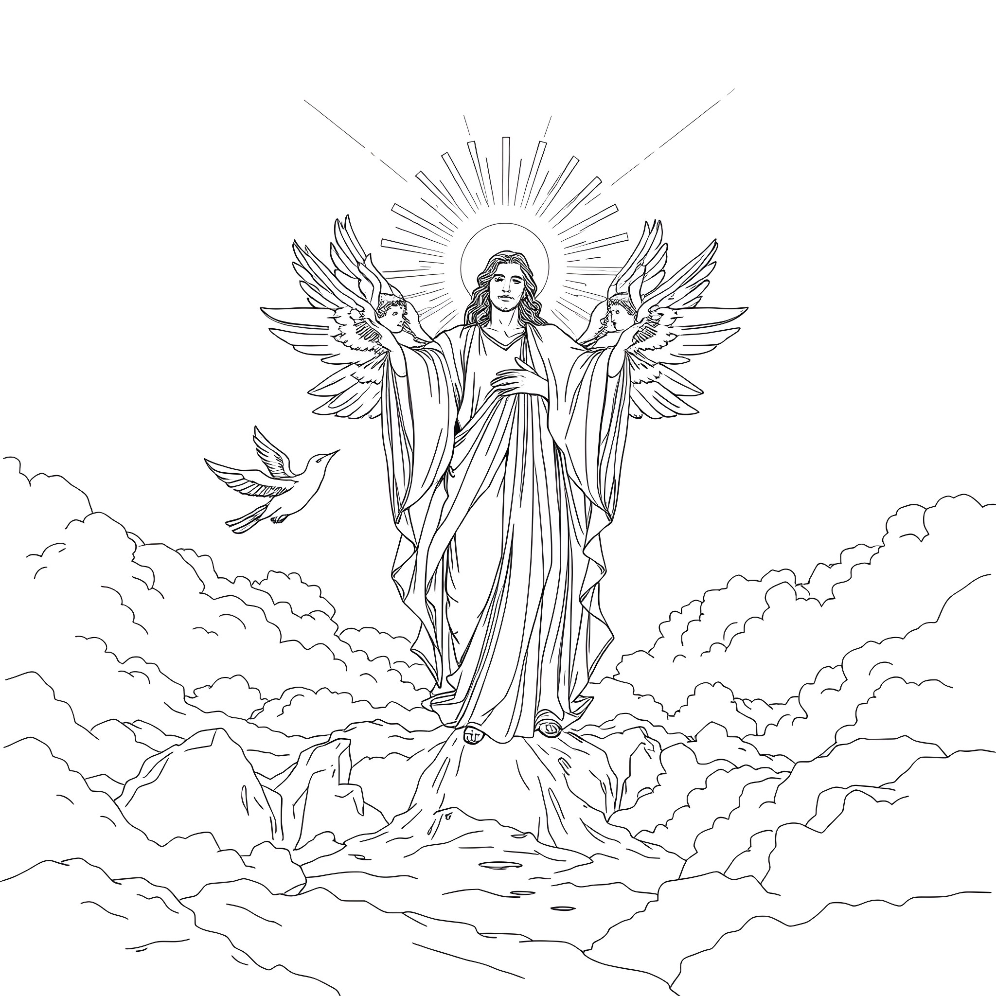 Best God Coloring Pages (Free Printable PDF)