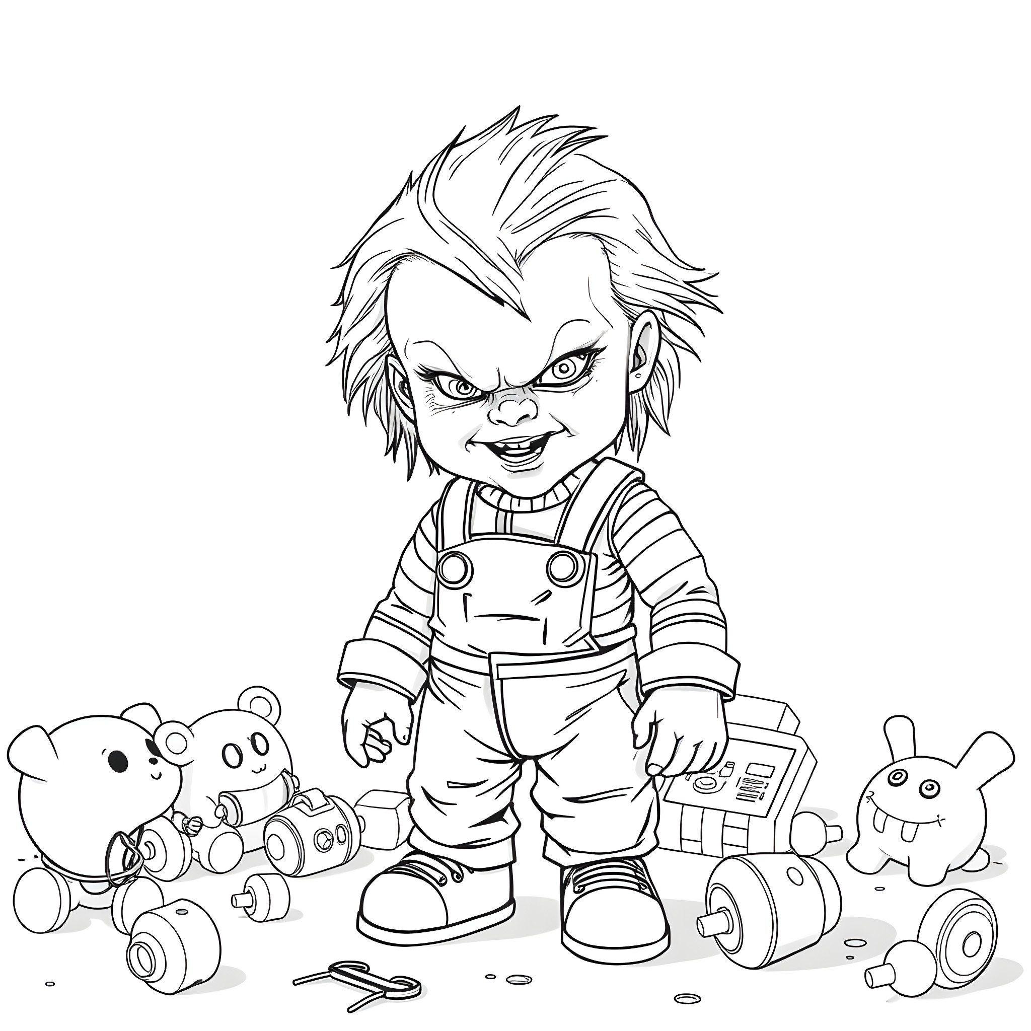 Best Chucky Coloring Pages (Free Printable PDF)