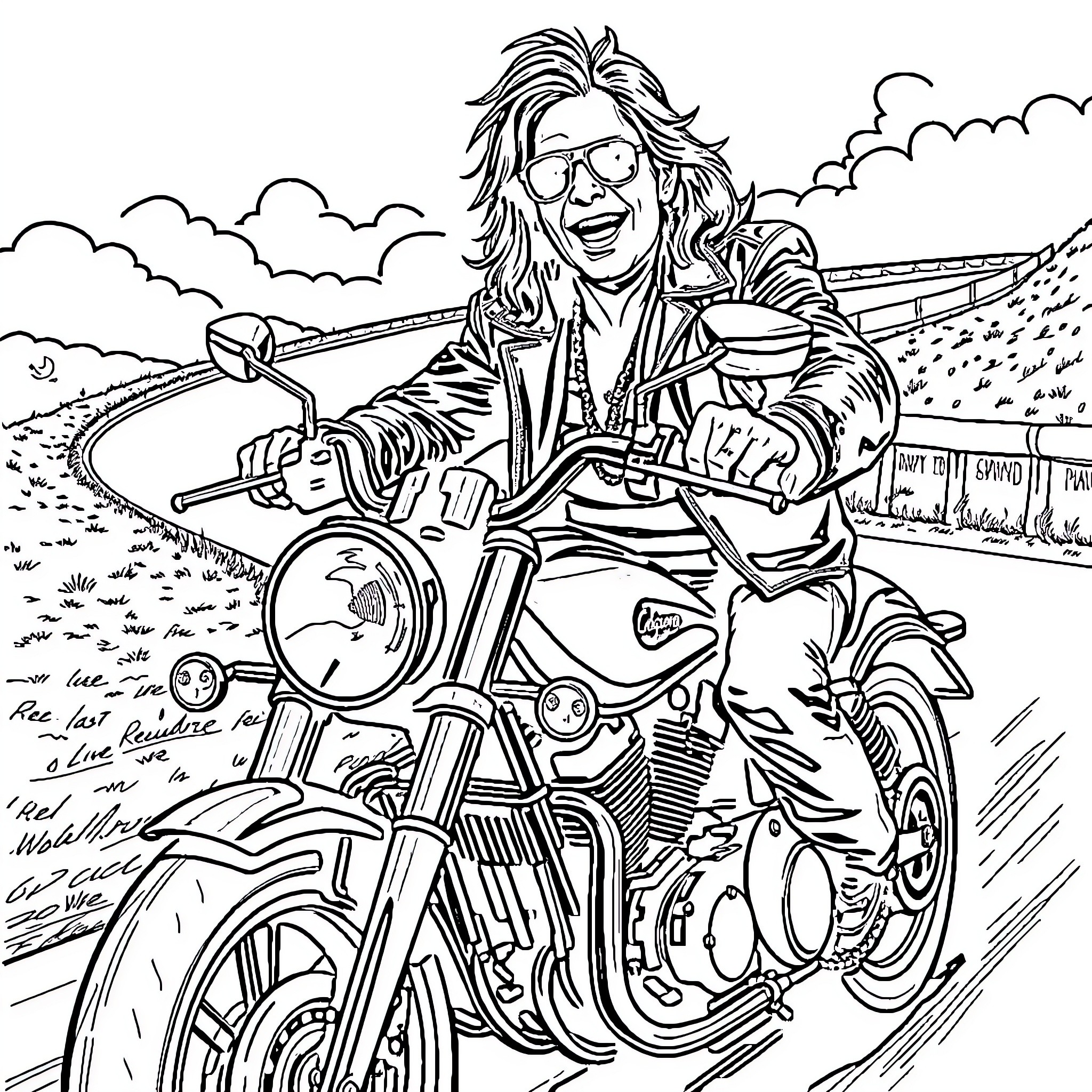 Best Ozzy Osbourne Coloring Pages (Free Printable PDF)