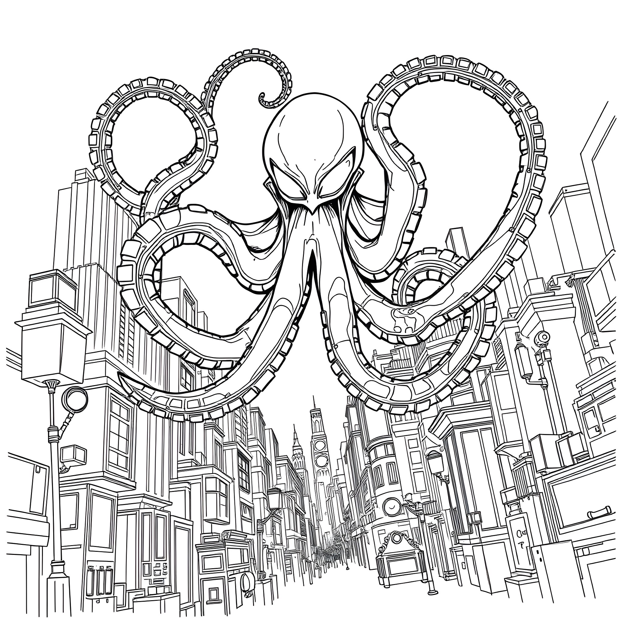 8 Best Doctor Octopus Coloring Pages (Free Printable PDFs)