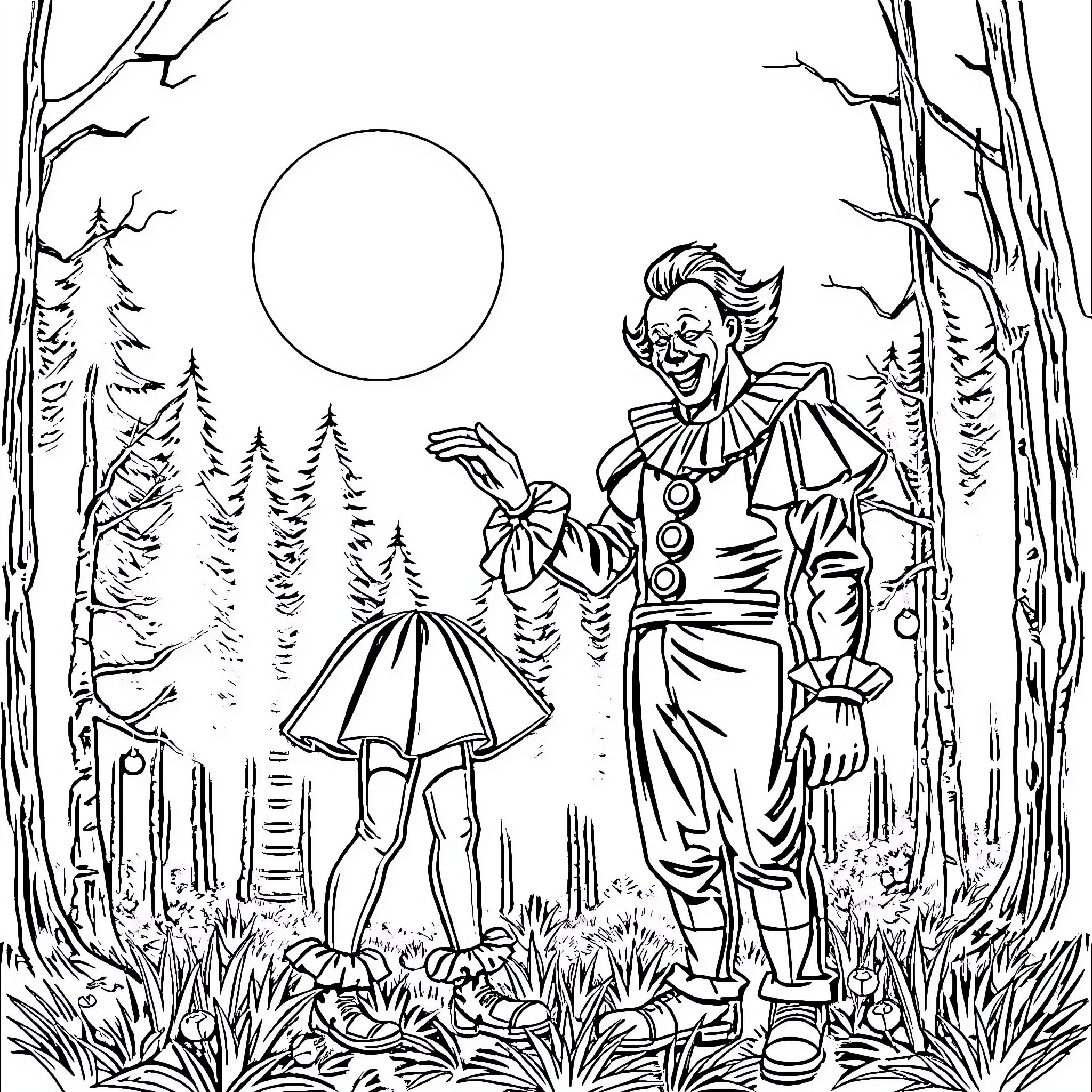 37 Best Pennywise Coloring Pages (Free Printable PDFs)