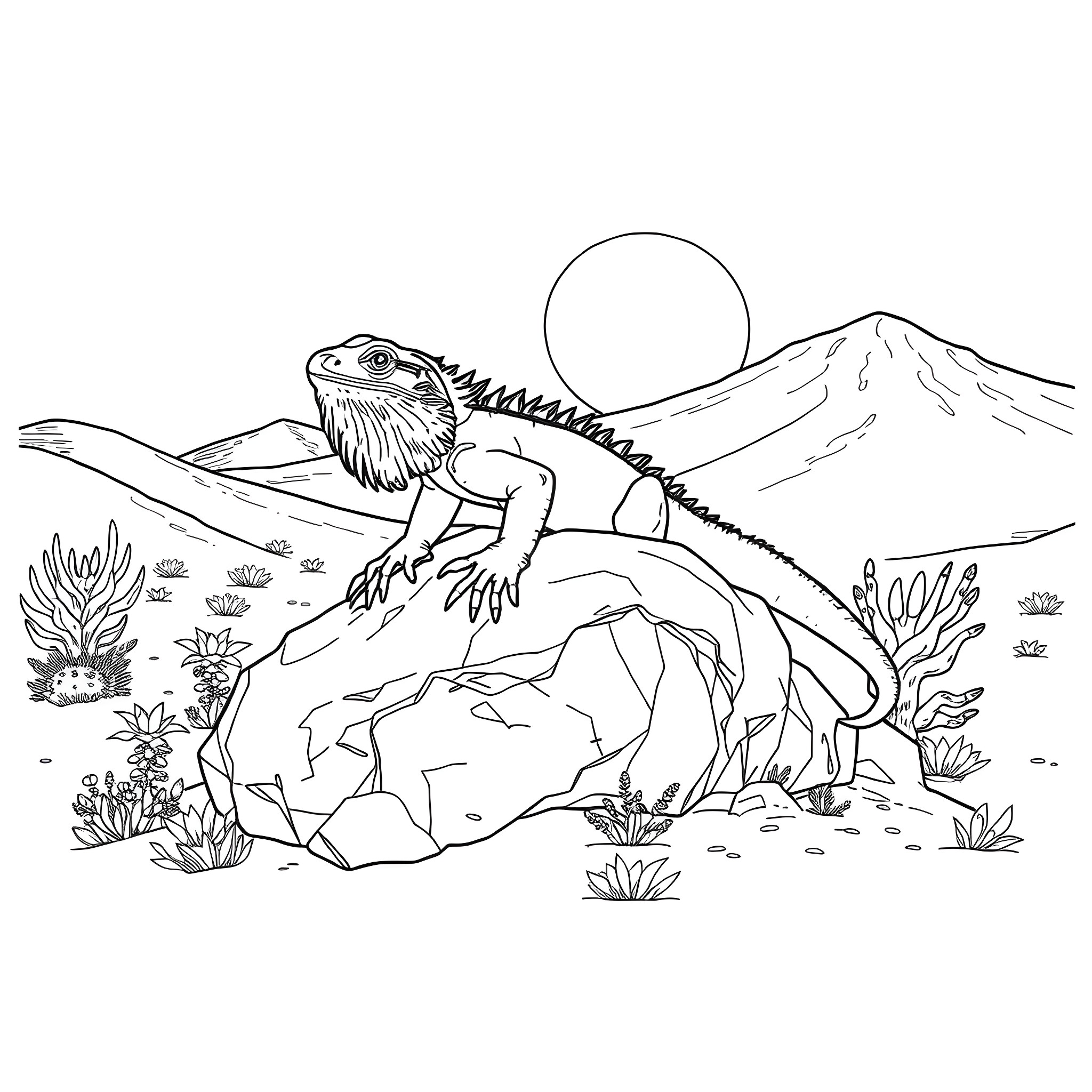 1 Best Bearded Dragon Coloring Pages (Free Printable PDFs)