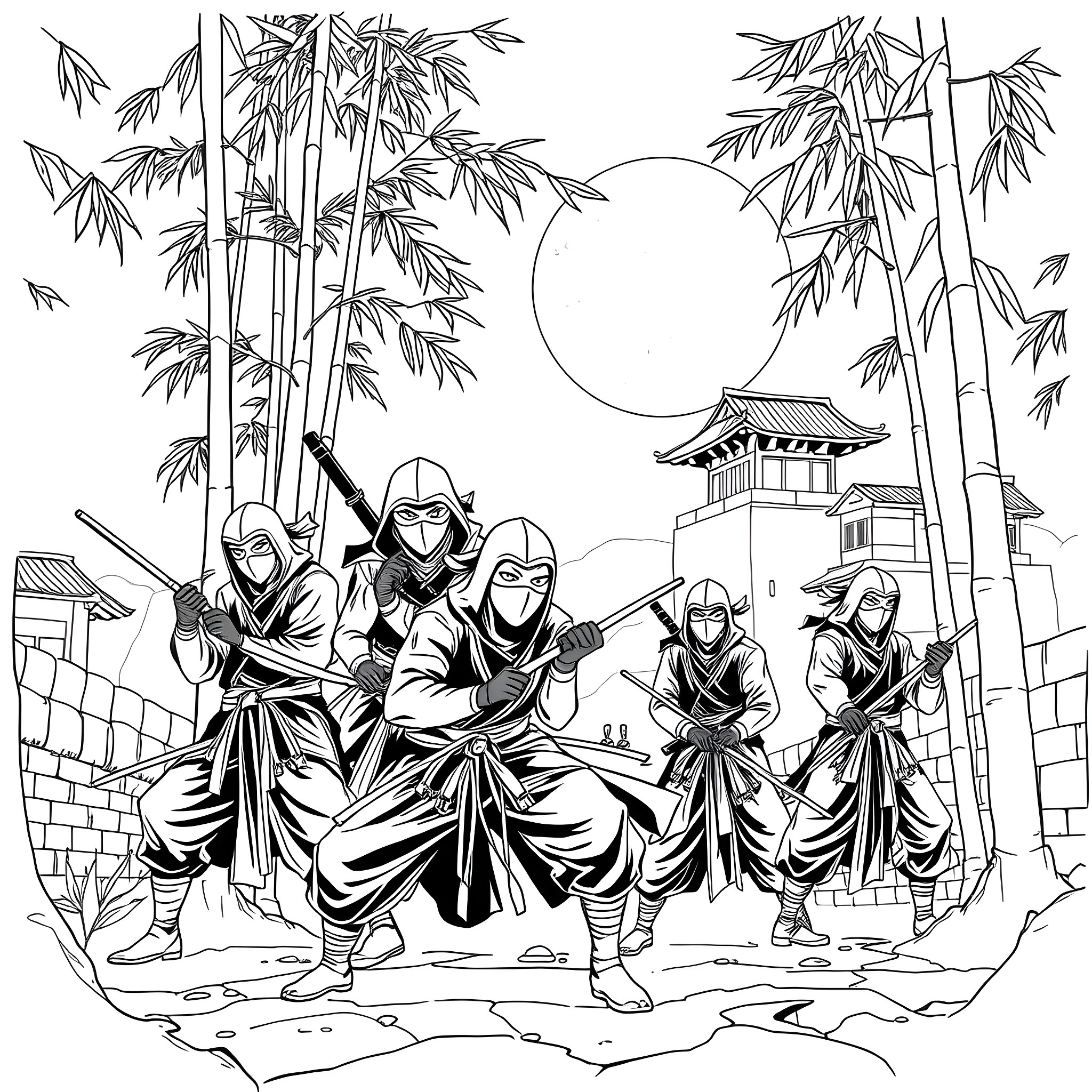 119 Best Ninja Coloring Pages (Free Printable PDFs)