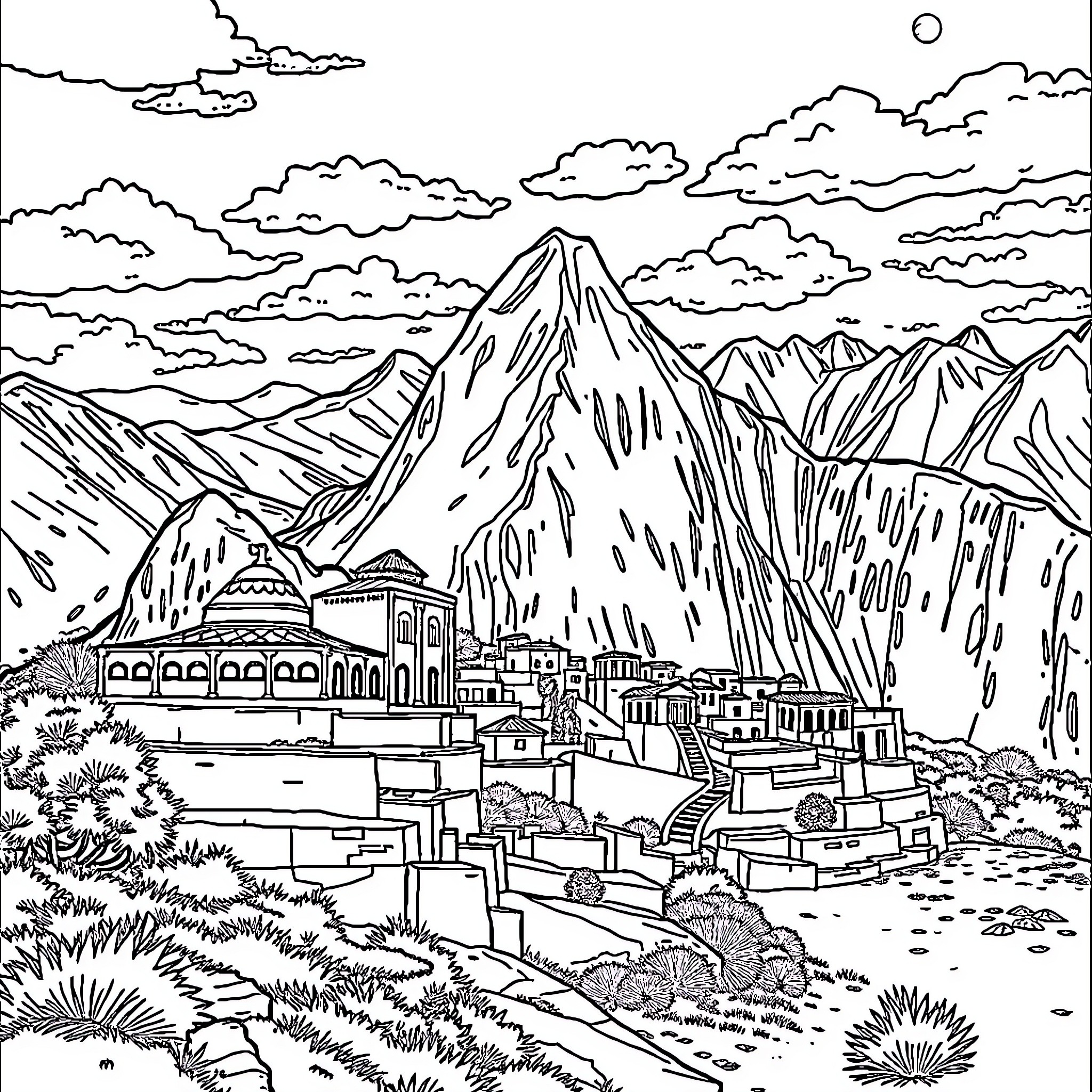 Best Medieval Landscape Coloring Pages (Free Printable PDF)