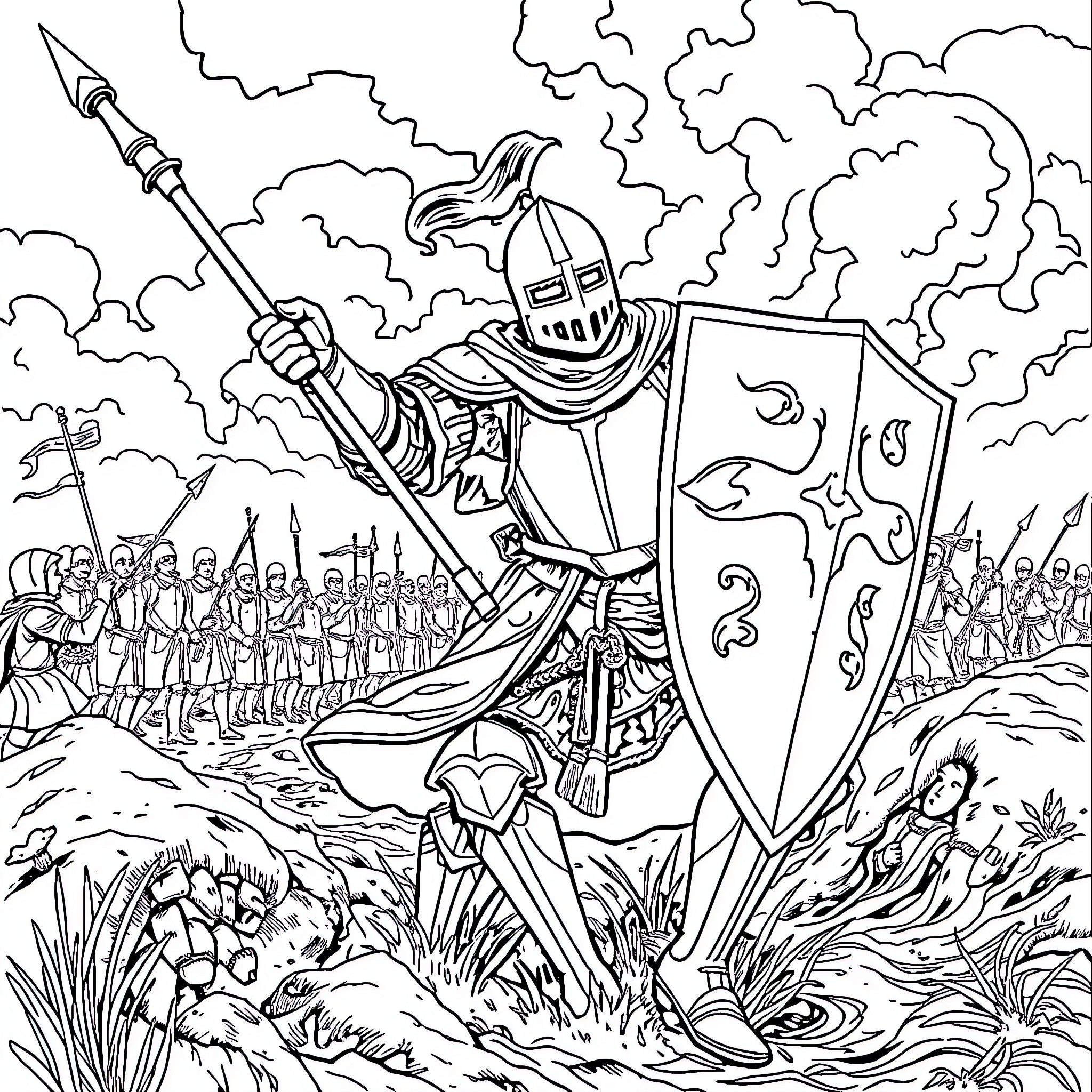 137 Best Knight Coloring Pages (Free Printable PDFs)