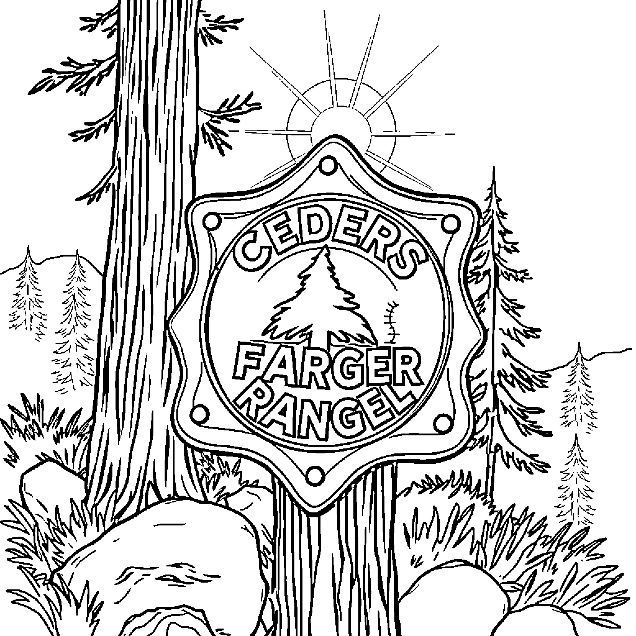 Best Badge Coloring Pages (Free Printable PDF)