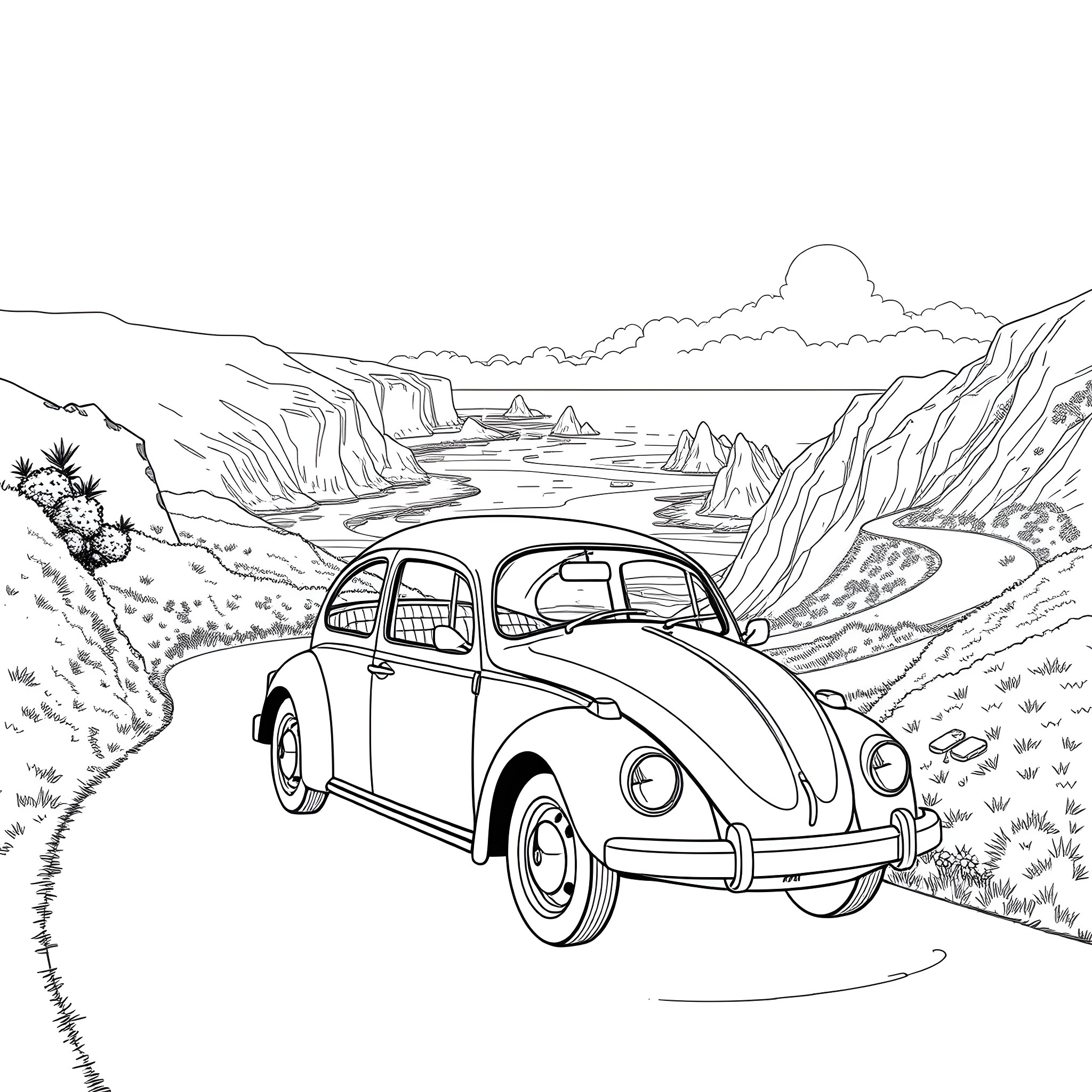 Best Volkswagen Beetle Coloring Pages (Free Printable PDF)