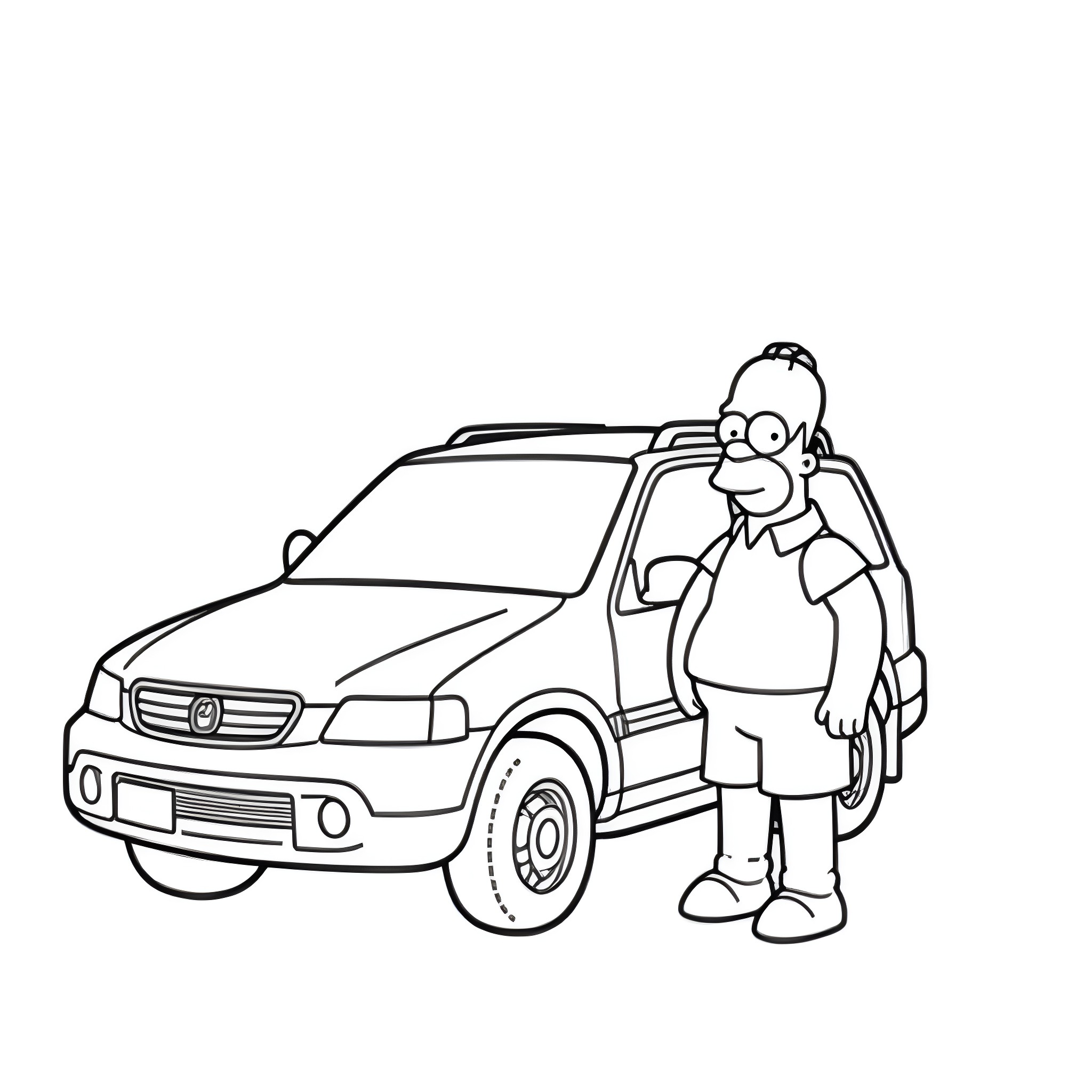 112 Best Homer Simpson Coloring Pages (Free Printable PDFs)