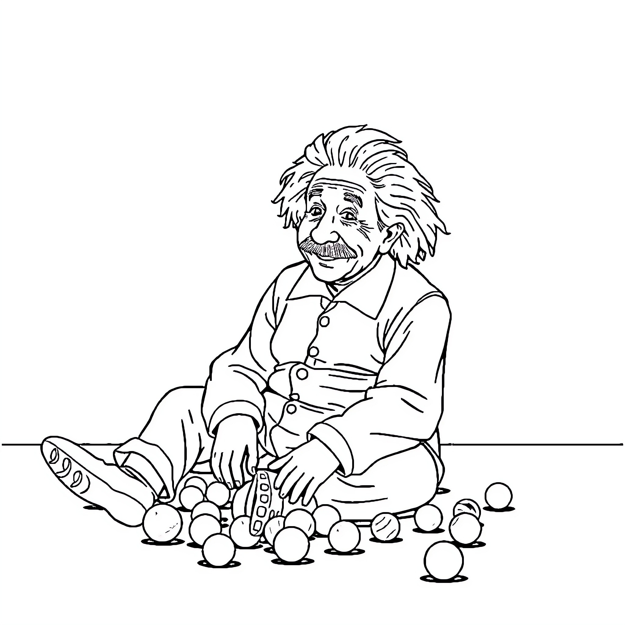 Best Albert Einstein Coloring Pages (Free Printable PDF)