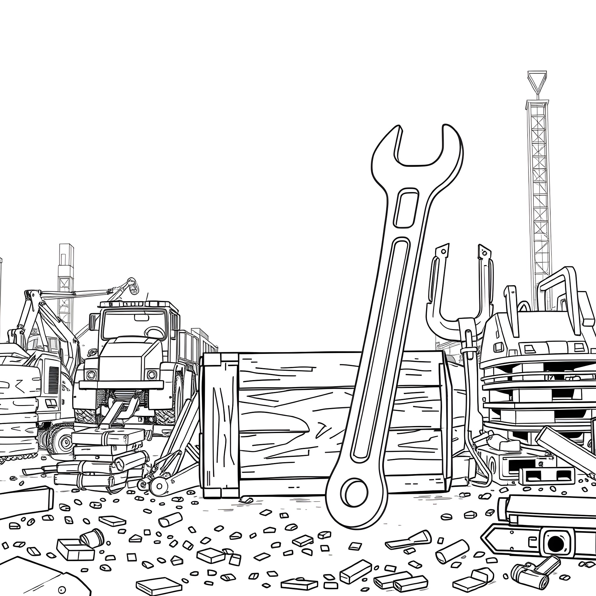 4 Best Pipe Wrench Coloring Pages (Free Printable PDFs)