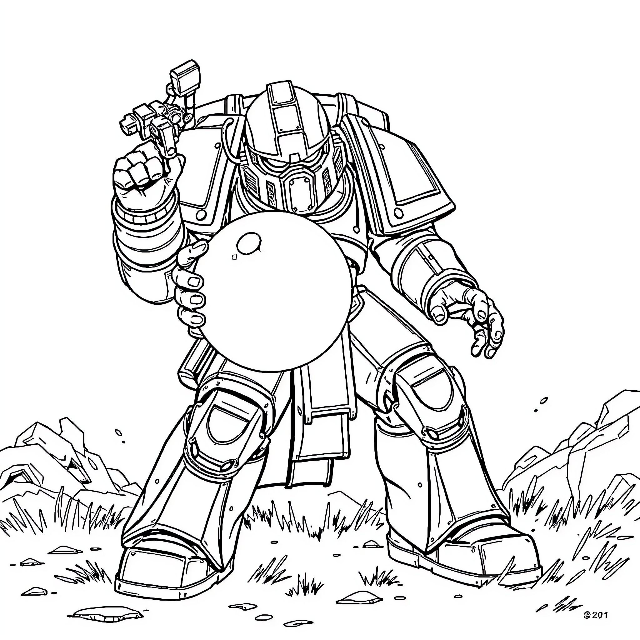 Best Space Marine Coloring Pages (Free Printable PDF)