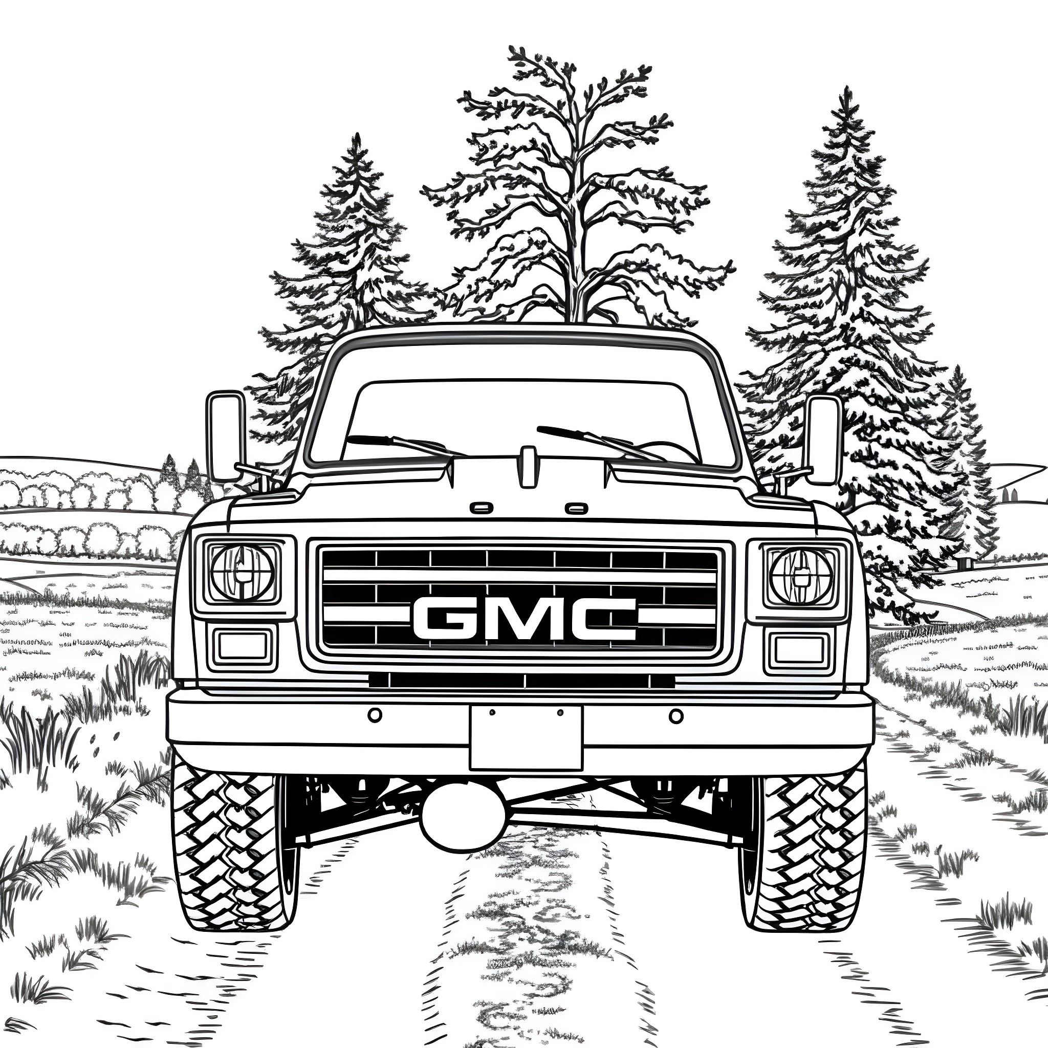 Best Gmc Coloring Pages (Free Printable PDF)