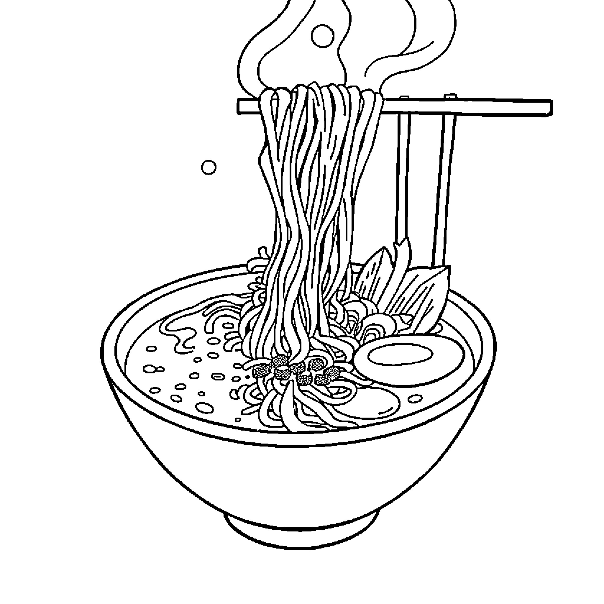 Best Ramen Coloring Pages (Free Printable PDF)