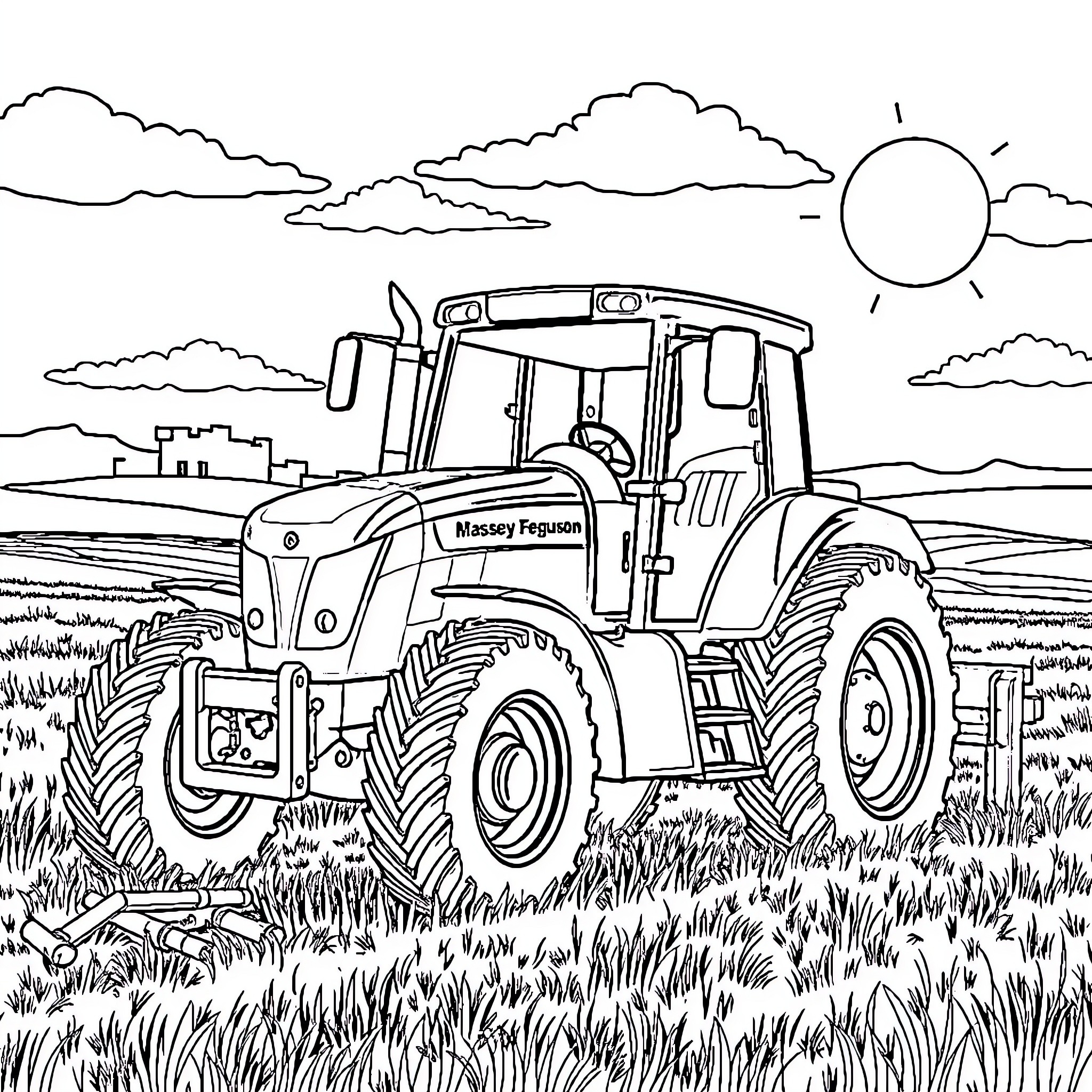 Best Massey Ferguson Coloring Pages (Free Printable PDF)